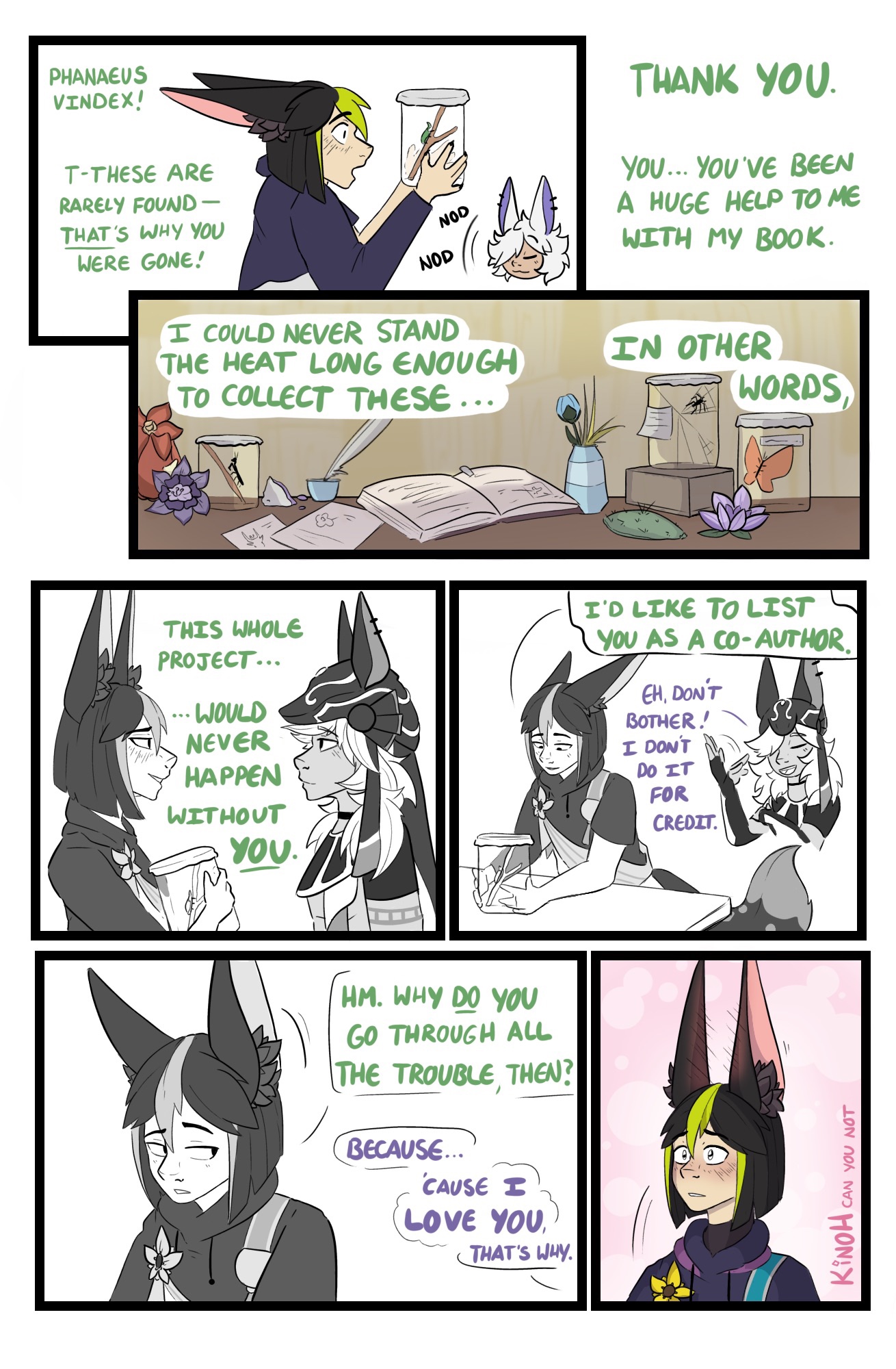 CyNari Comic Short—pg. 3 (plus survey!) Genshin Impact | HoYoLAB