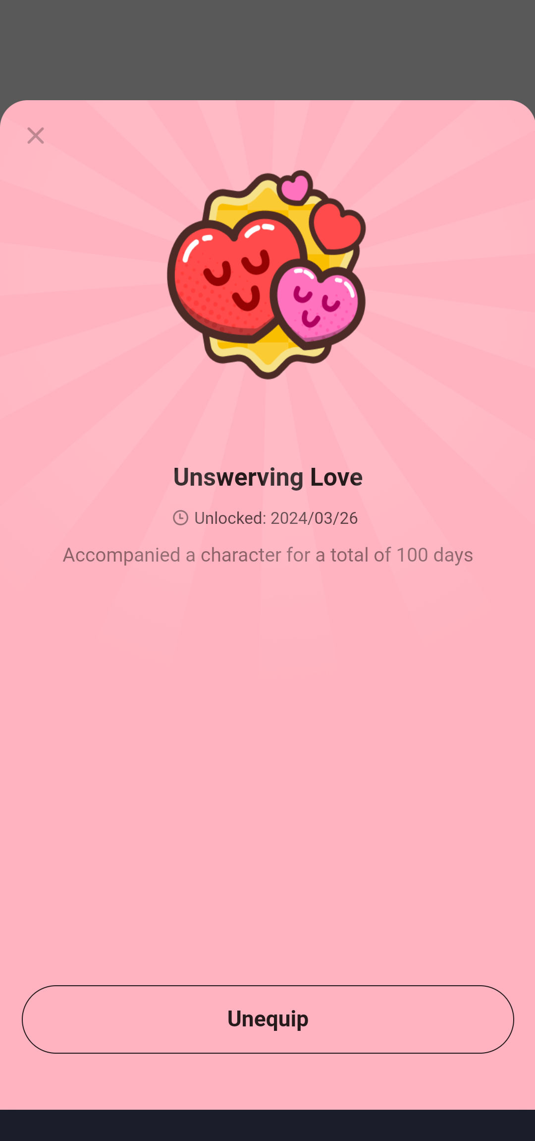 Unswerving Love Achievement | HoYoLAB