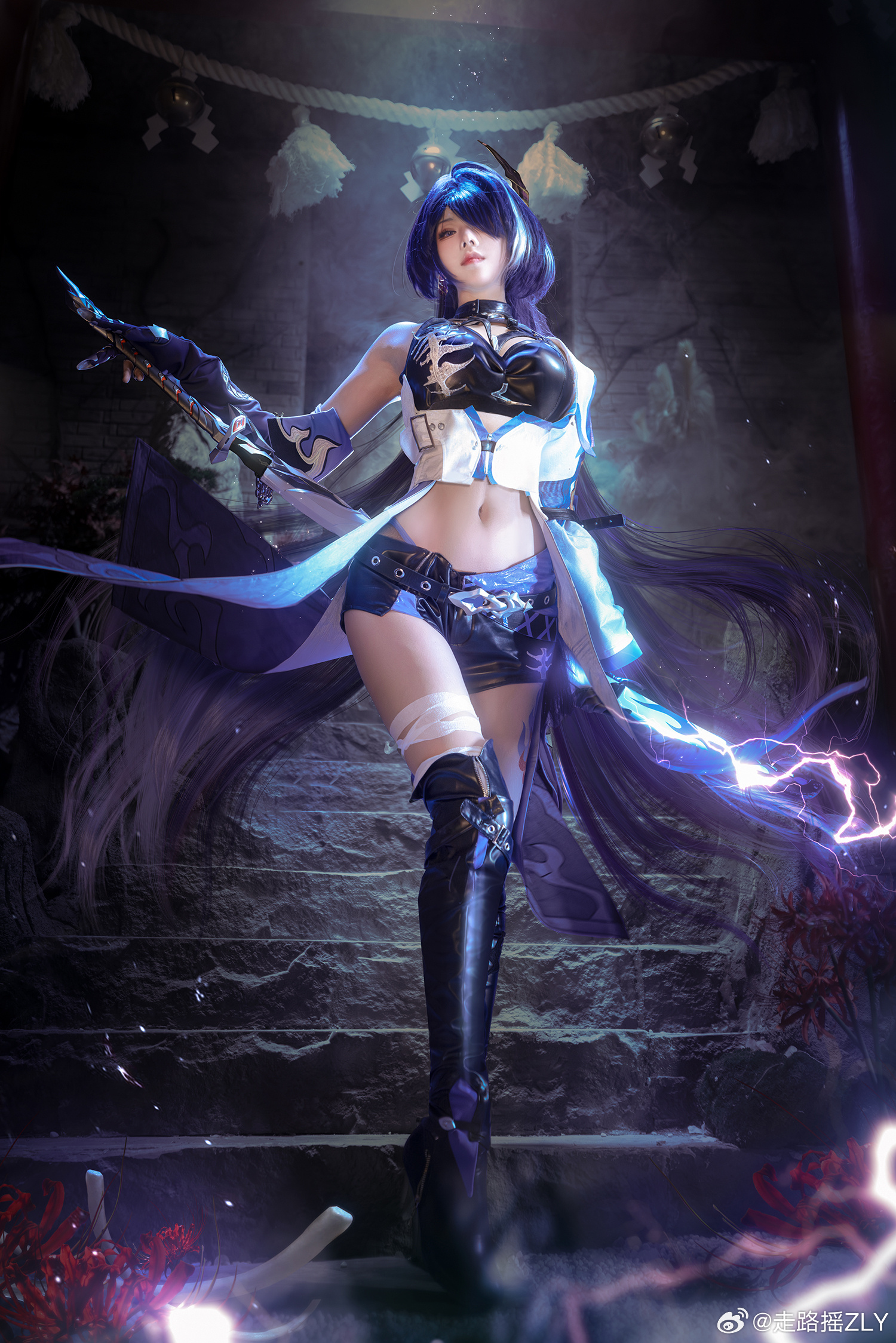 Acheron 💗💜 ️‍🔥 （Coser: 走路摇ZLY) Honkai: Star Rail | HoYoLAB