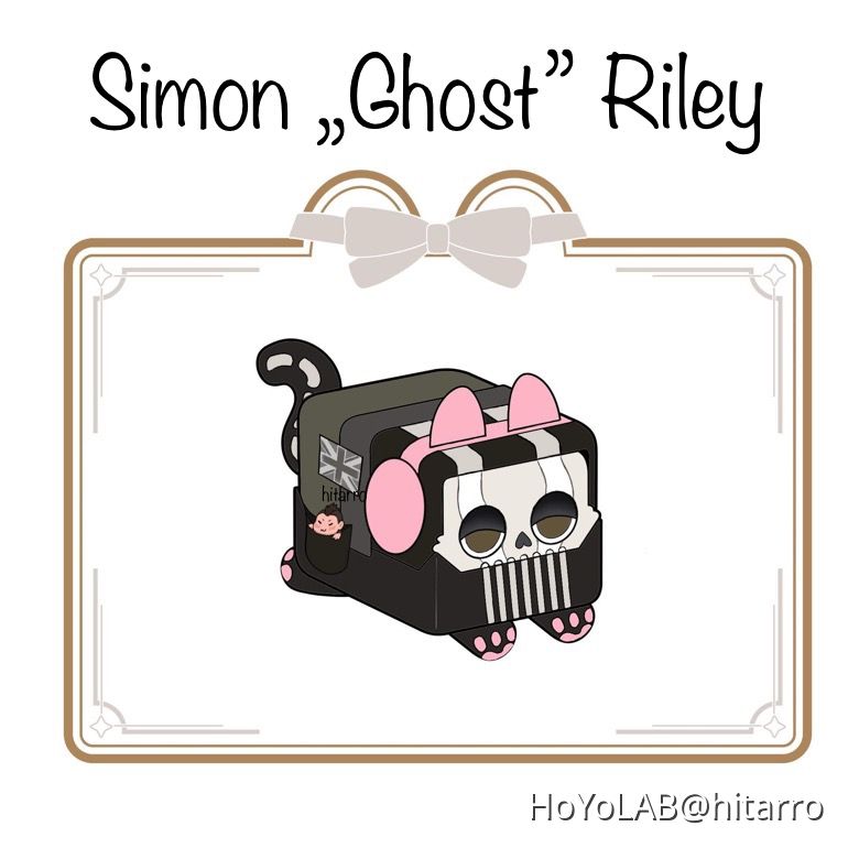 Simon „Ghost” Riley as a cat!!💀🐱 Genshin Impact | HoYoLAB