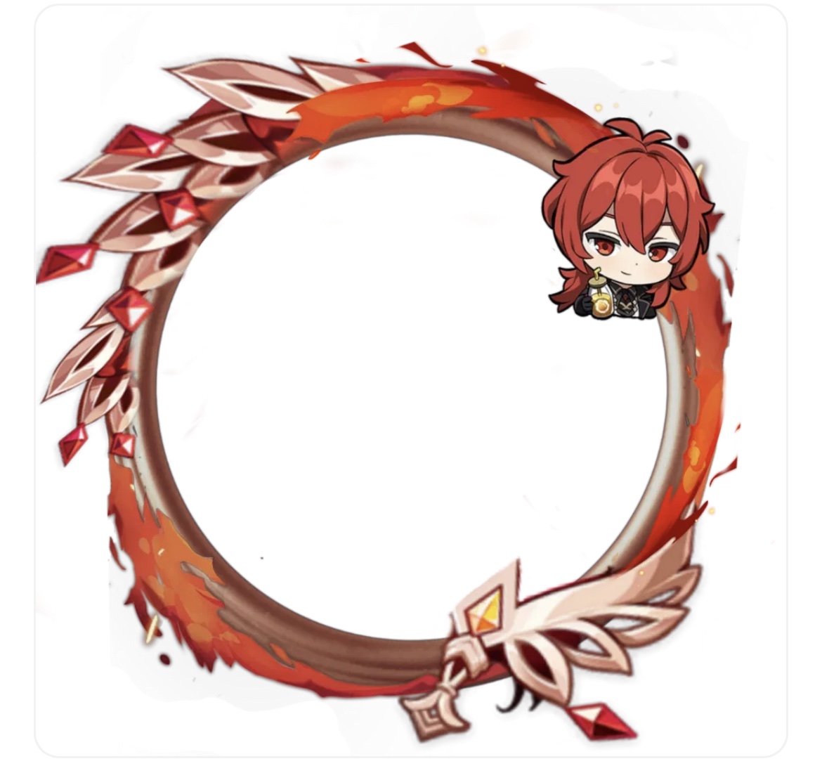 HOYO PLEASE MAKE A DILUC AVATAR FRAME!! 🥹🔥 Genshin Impact | HoYoLAB