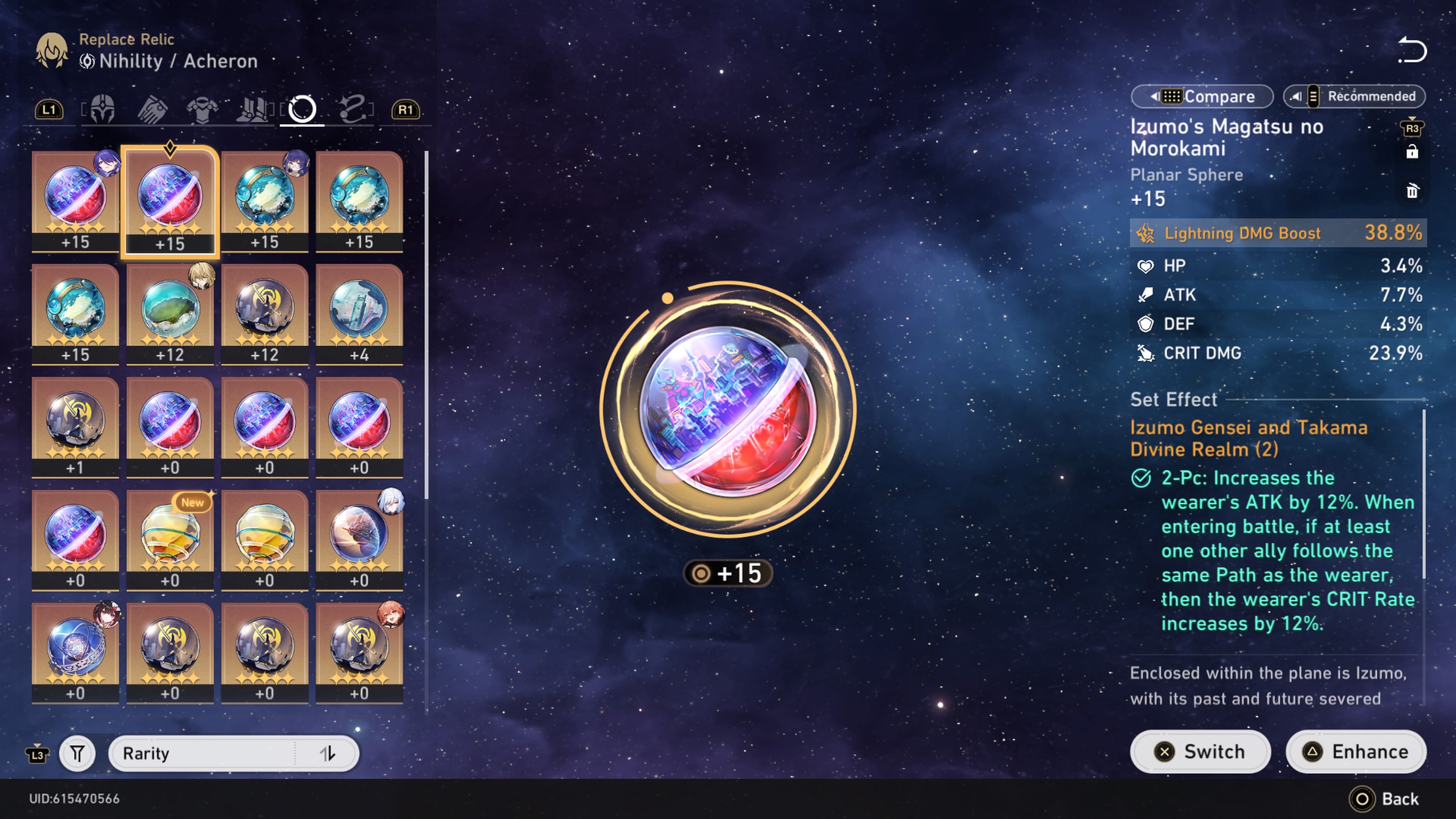 Help Choosing Acheron Sphere Honkai: Star Rail | HoYoLAB