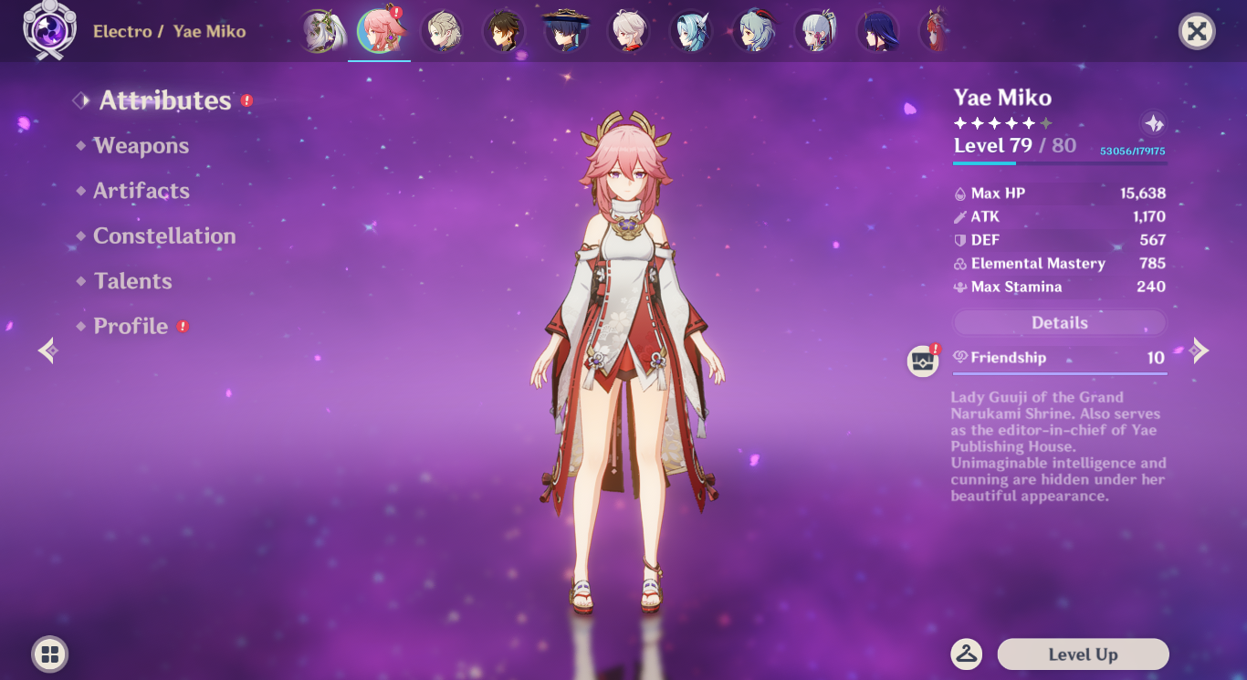 Yae Miko Namecard! Genshin Impact | HoYoLAB