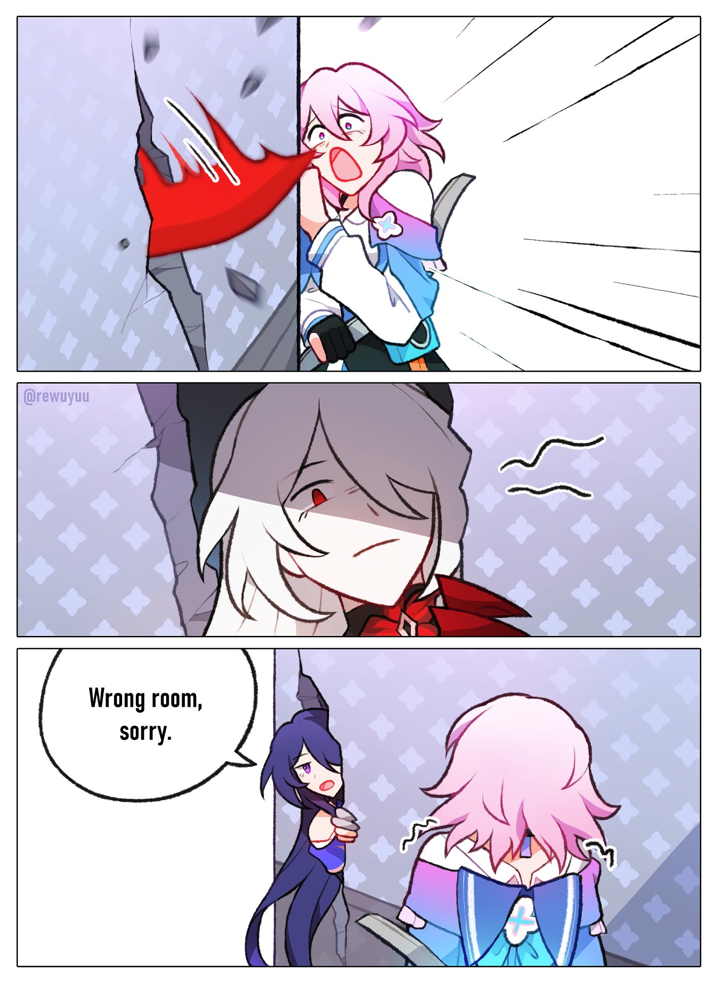 Acheron scared March 7th meme Honkai: Star Rail | HoYoLAB
