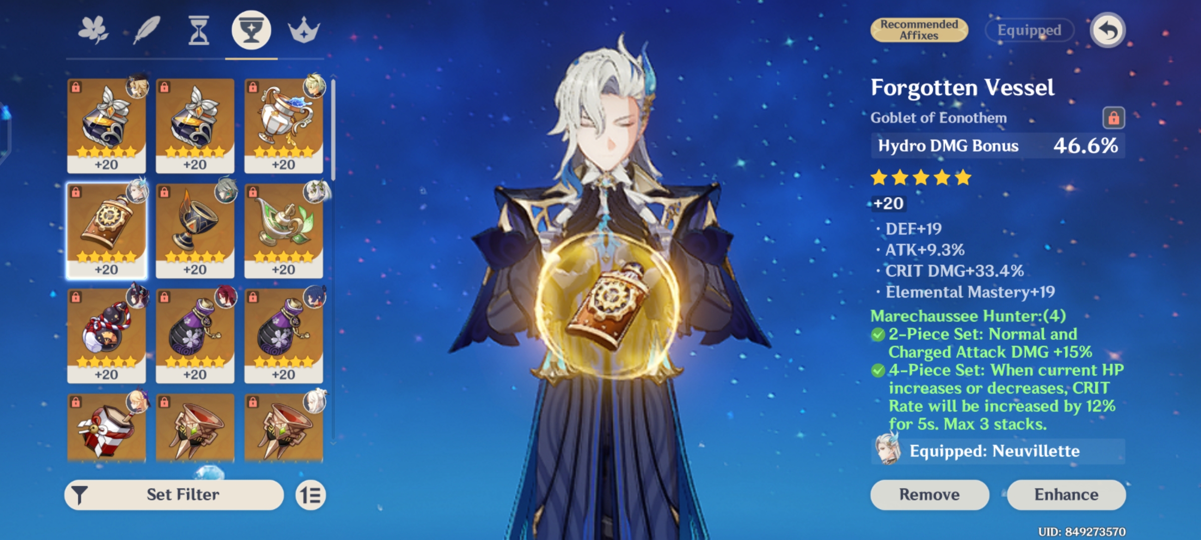 Bruh i farmed for 3 months just to get this god artifact 💧😃 Genshin ...