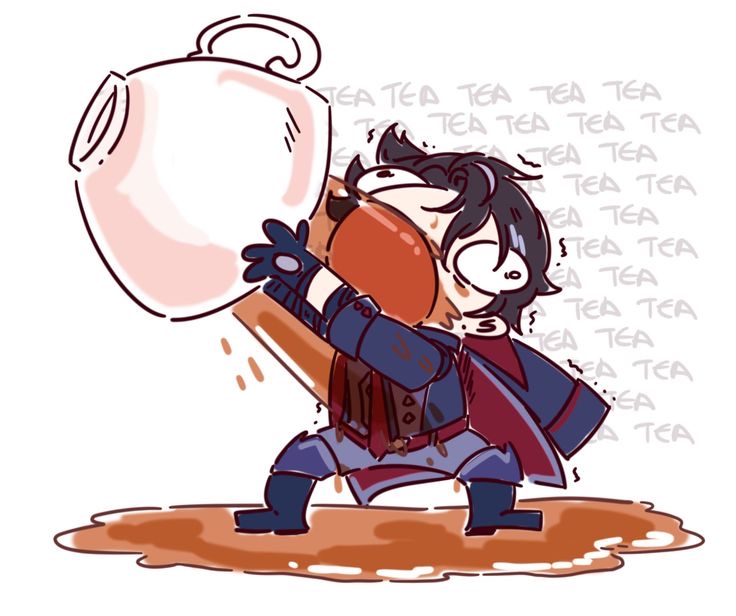Bro loves his tea Genshin Impact | HoYoLAB