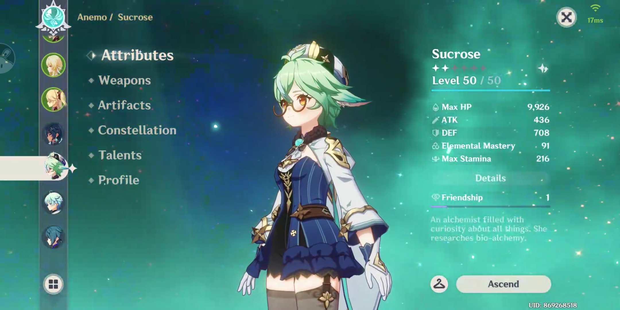 sucrose Genshin Impact | HoYoLAB