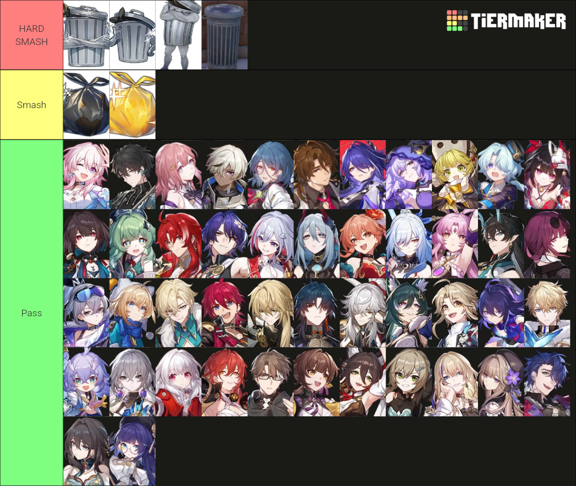 Lore accurate Hsr smash or pass Honkai: Star Rail | HoYoLAB