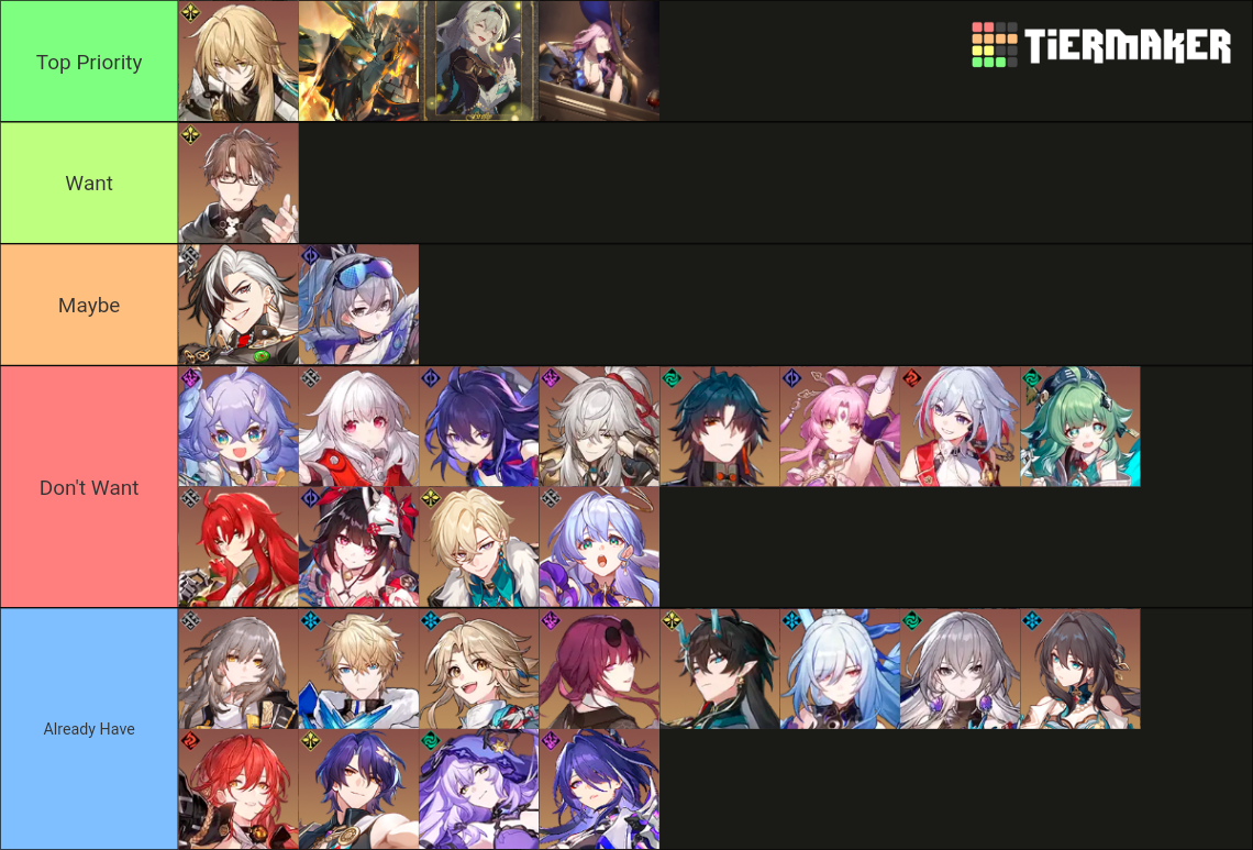 HSR Character Shoplist Honkai: Star Rail | HoYoLAB