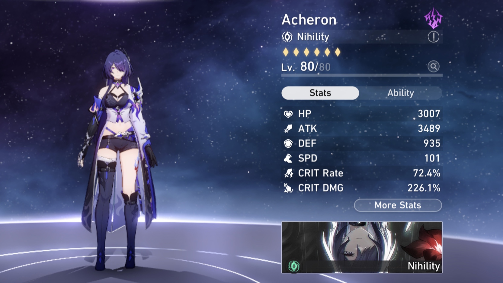 Top Tier Acheron Build Honkai: Star Rail | HoYoLAB