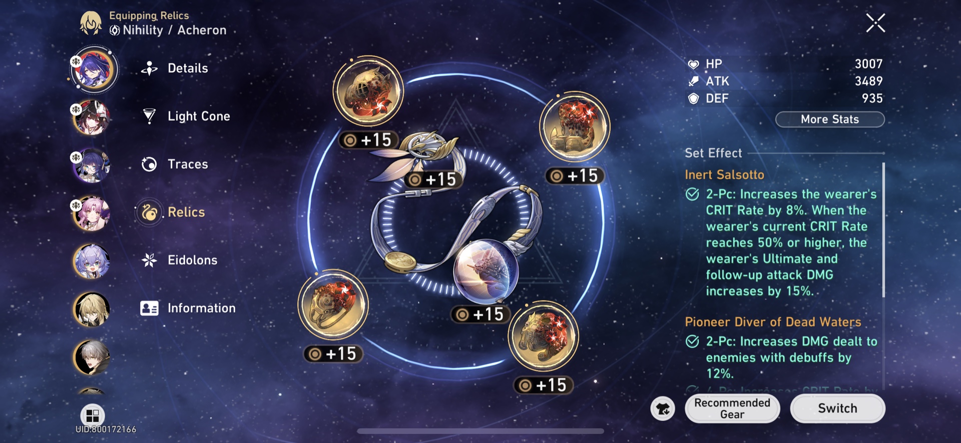 Top Tier Acheron Build Honkai: Star Rail | HoYoLAB