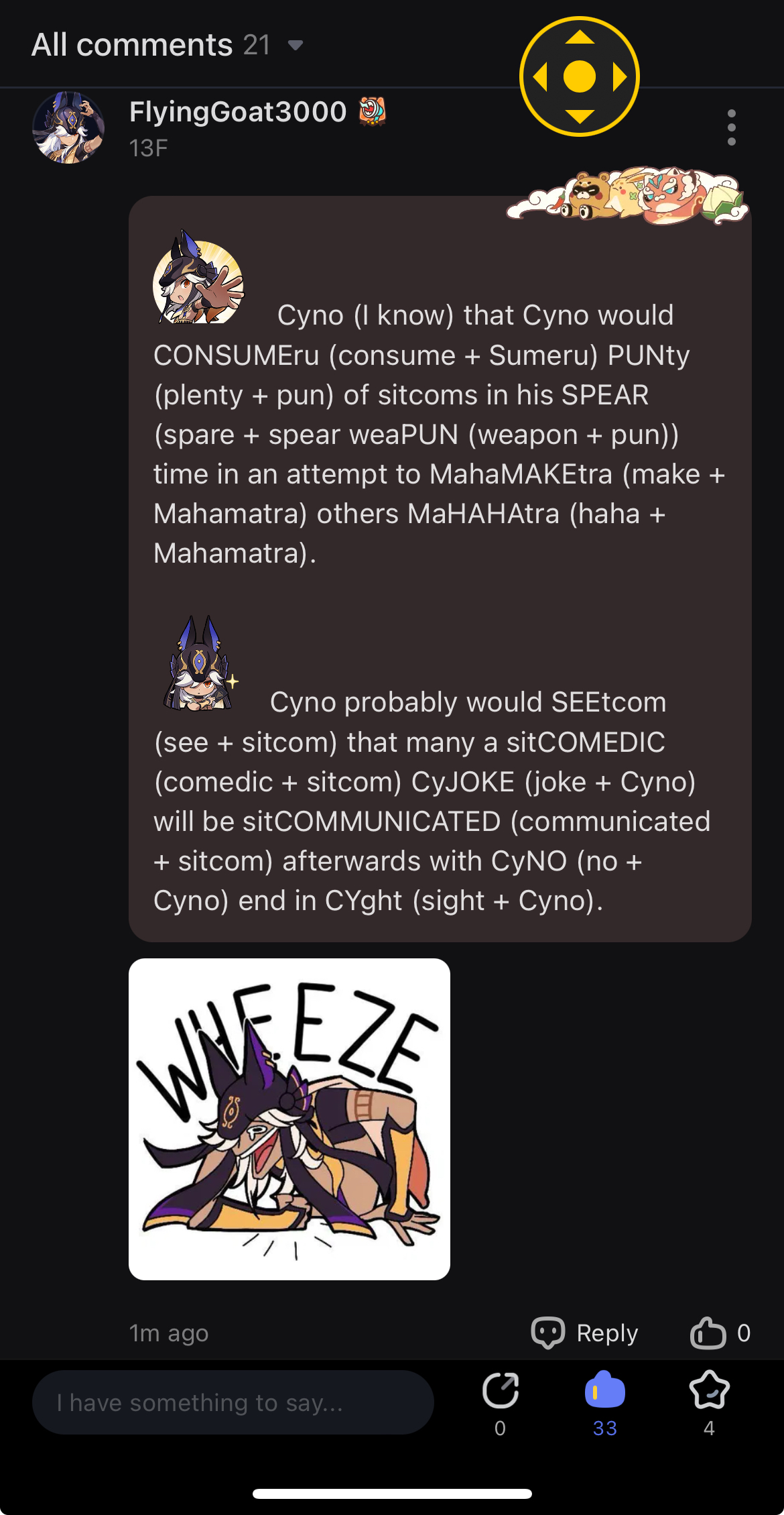 COMmentDY (comedy + comment) with comeTV (TV + comedy) || Cyno pfp ...