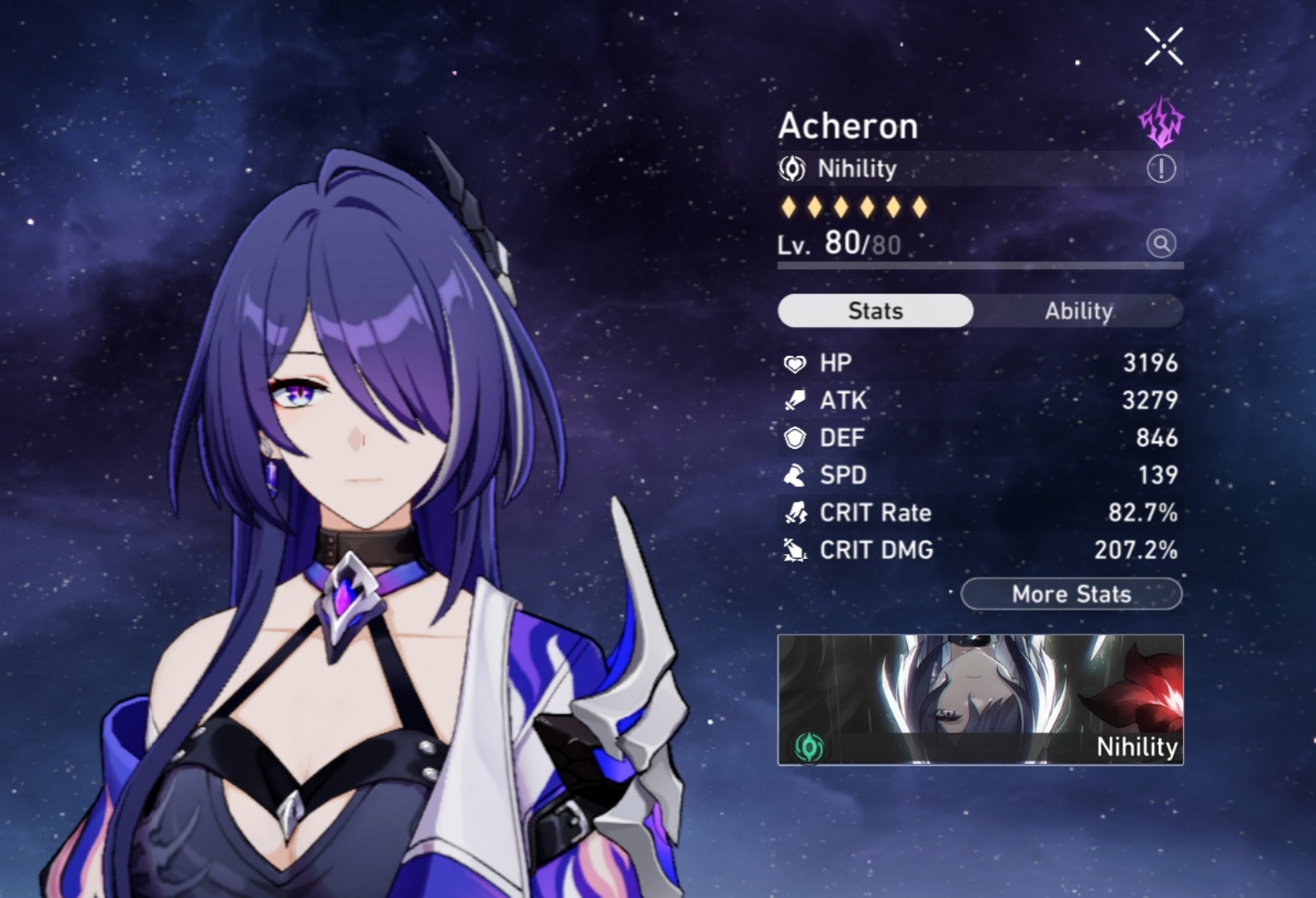 Rate my Acheron build Honkai: Star Rail | HoYoLAB