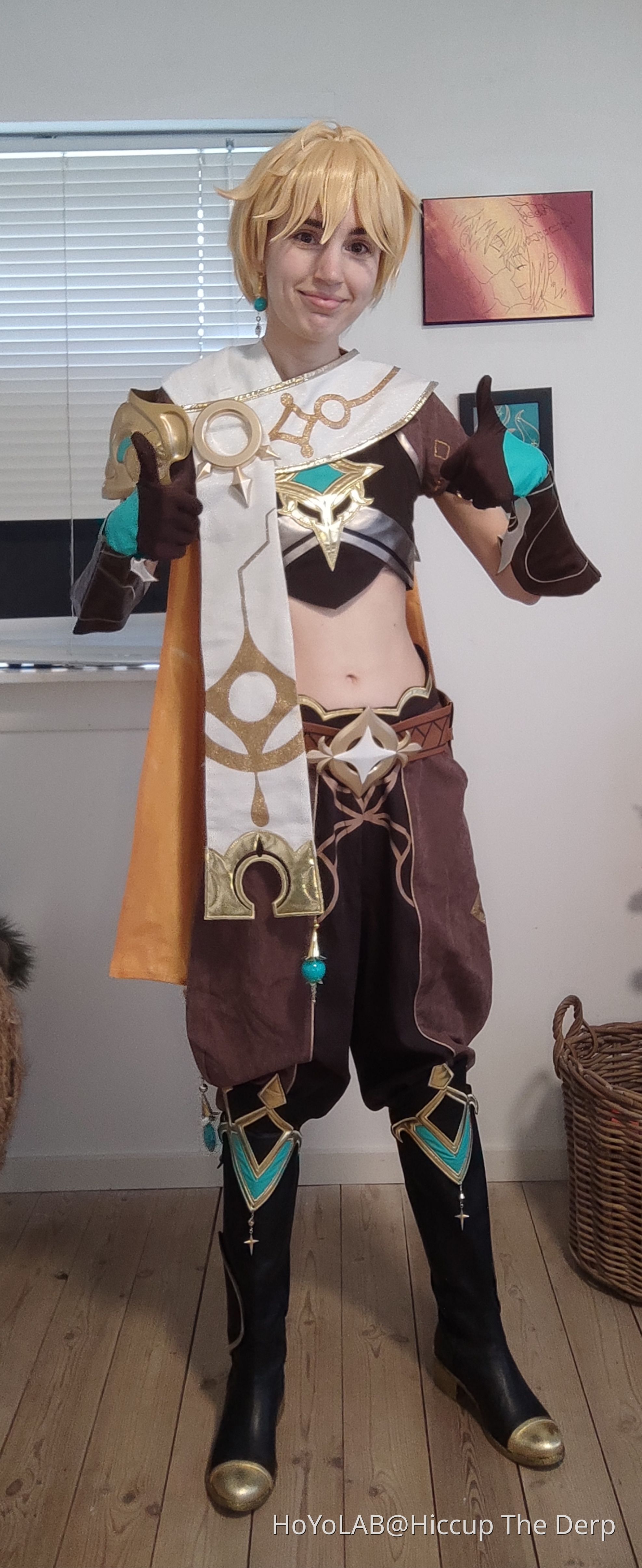 WOOPS I seem to have painted my Aether cosplay (WIP) Genshin Impact ...