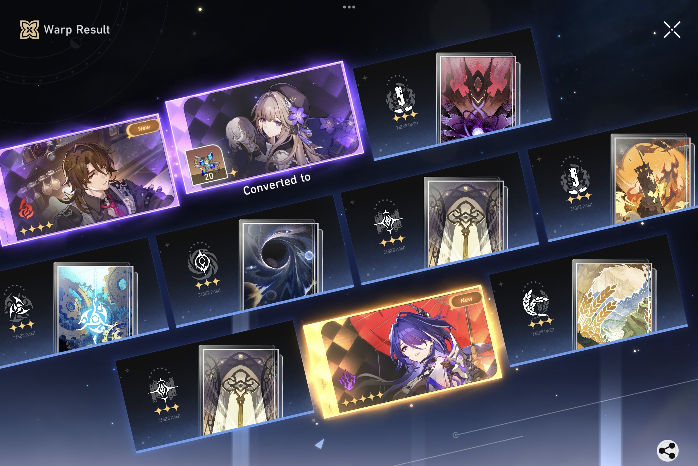 Acheron is Home along with her LC!💜🖤 ️🩶 Honkai: Star Rail | HoYoLAB