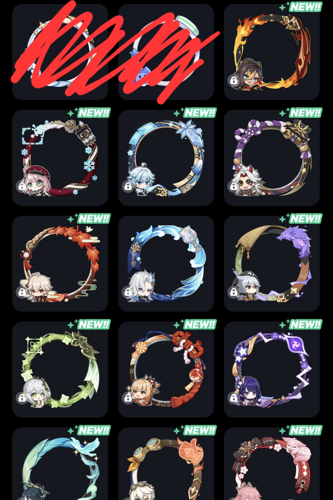 how do I get this character frames? | HoYoLAB