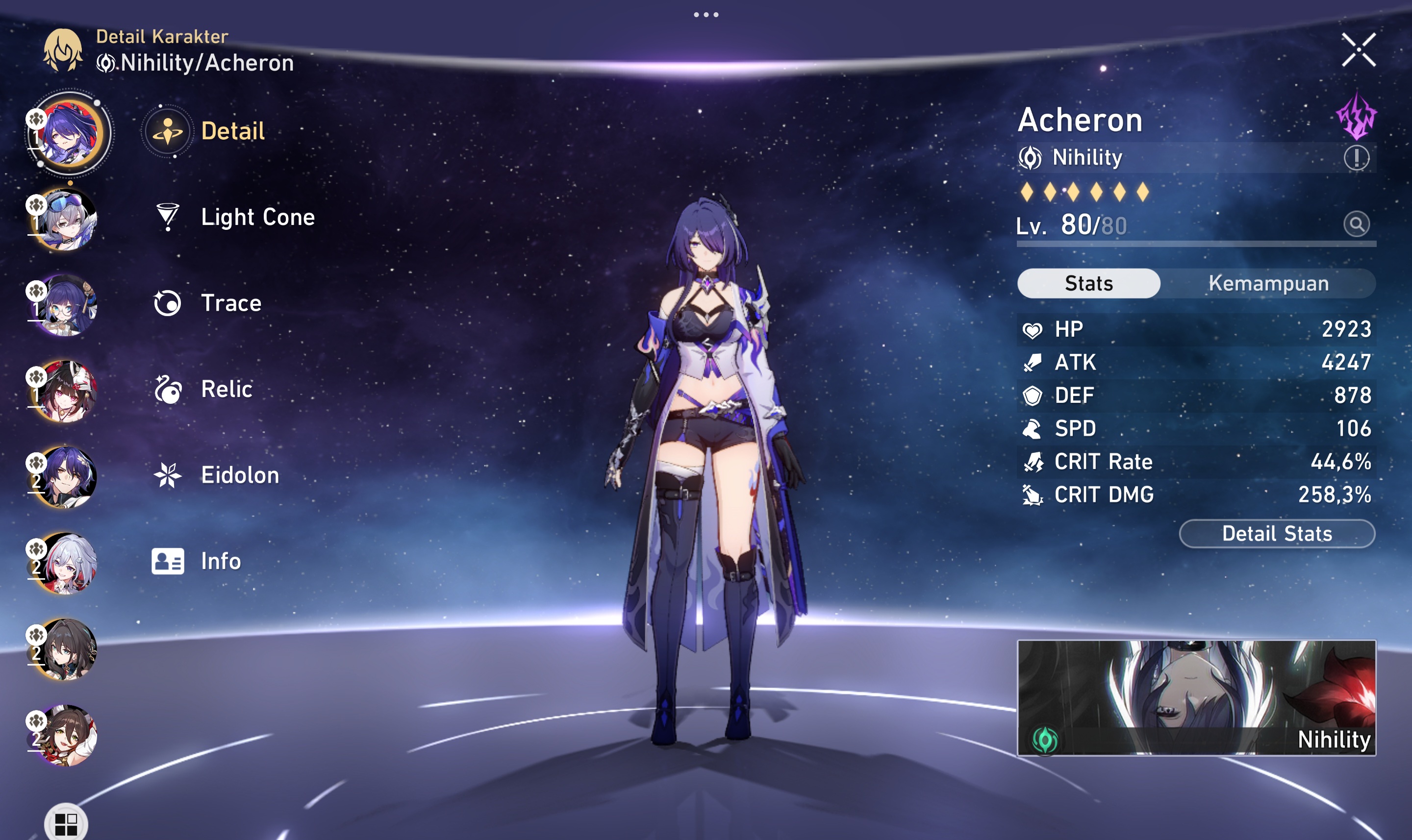 Damage Acheron 🔥🤯🤯 Honkai: Star Rail | HoYoLAB