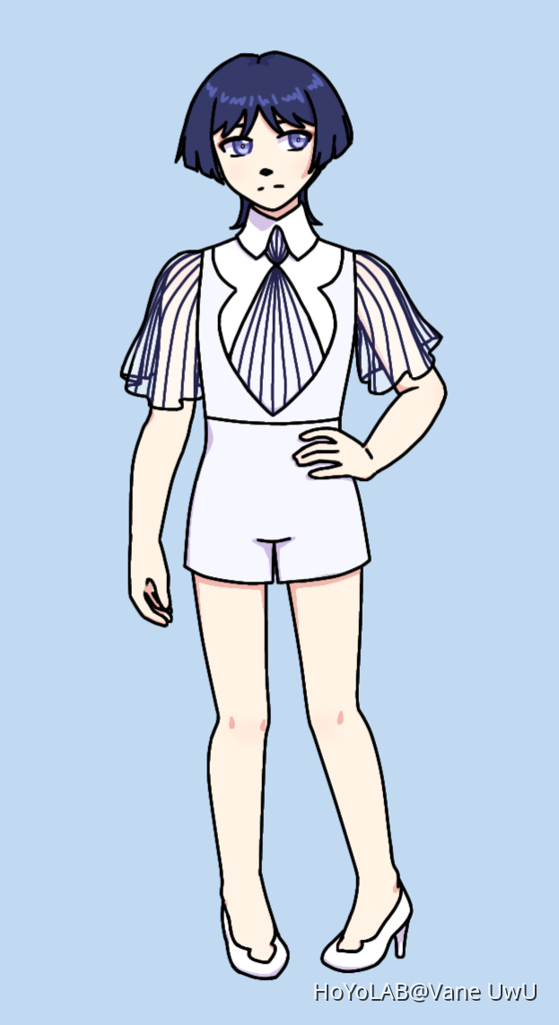 Wanderer in moon Phos's outfit Genshin Impact | HoYoLAB