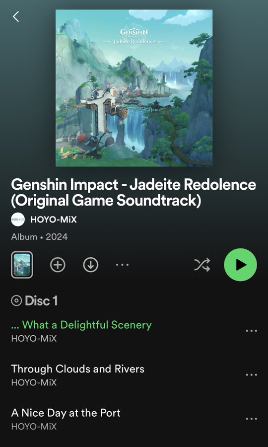 Genshin Impact's Chenyu Vale OST Album "Jadeite Redolence" Genshin ...