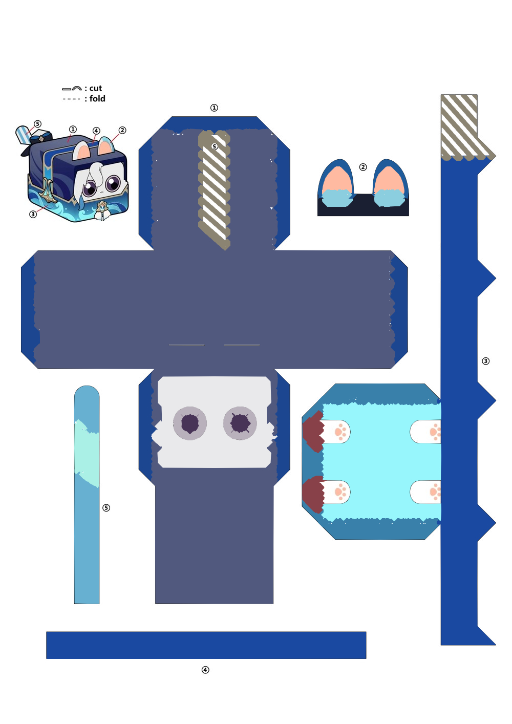 diy neuvillette template Genshin Impact | HoYoLAB