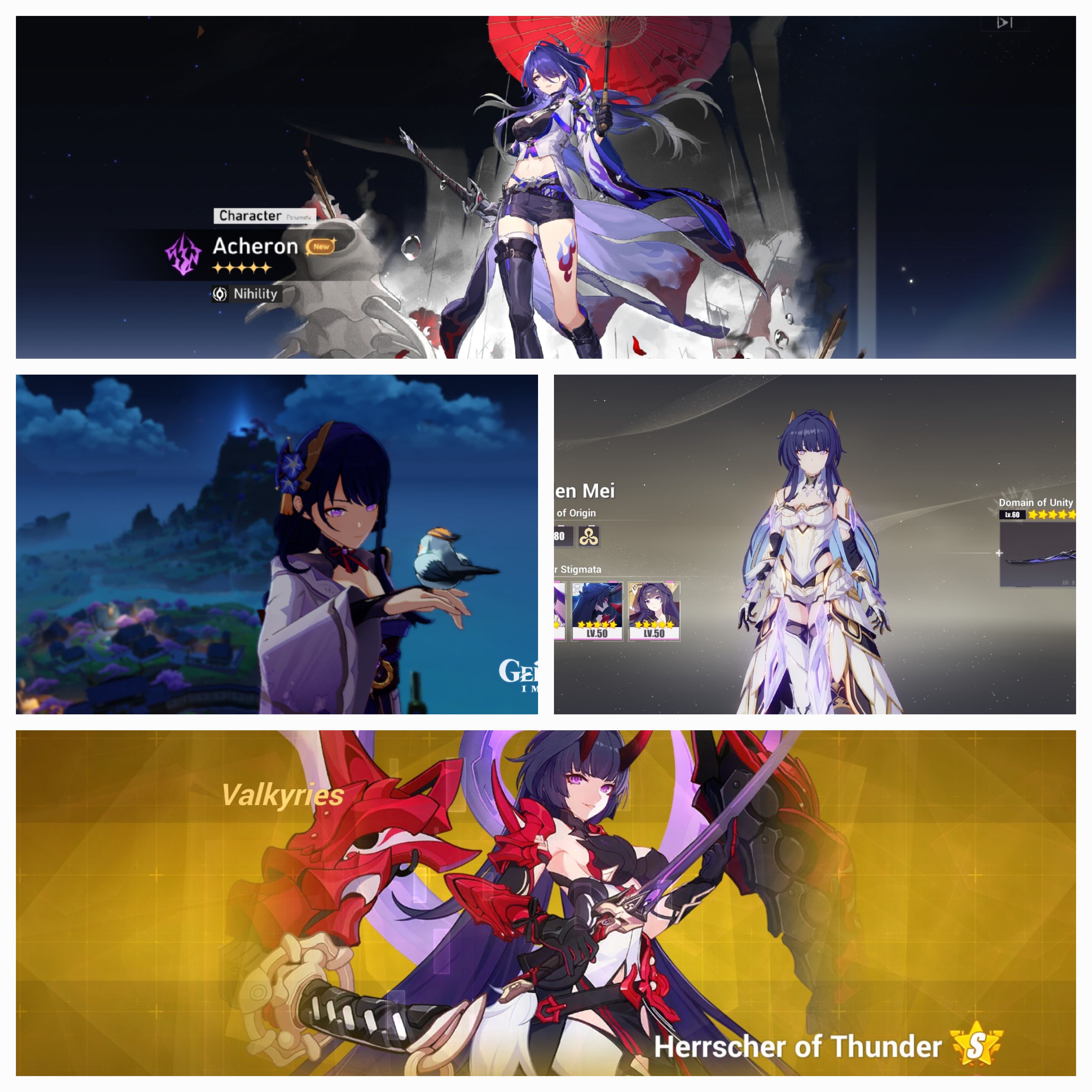 My raiden collection now is all complete Honkai: Star Rail | HoYoLAB