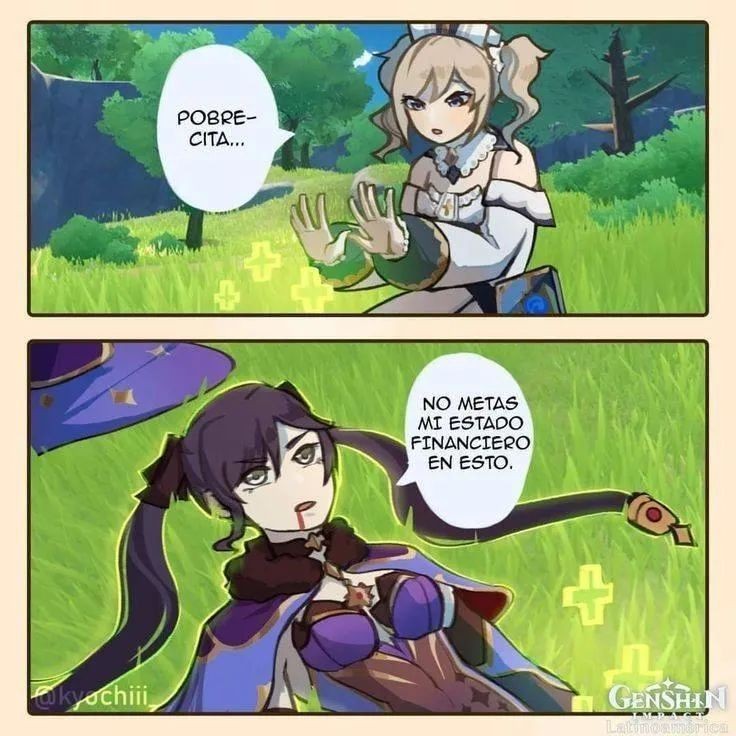 Un meme que encontre sobre Mona Genshin Impact | HoYoLAB