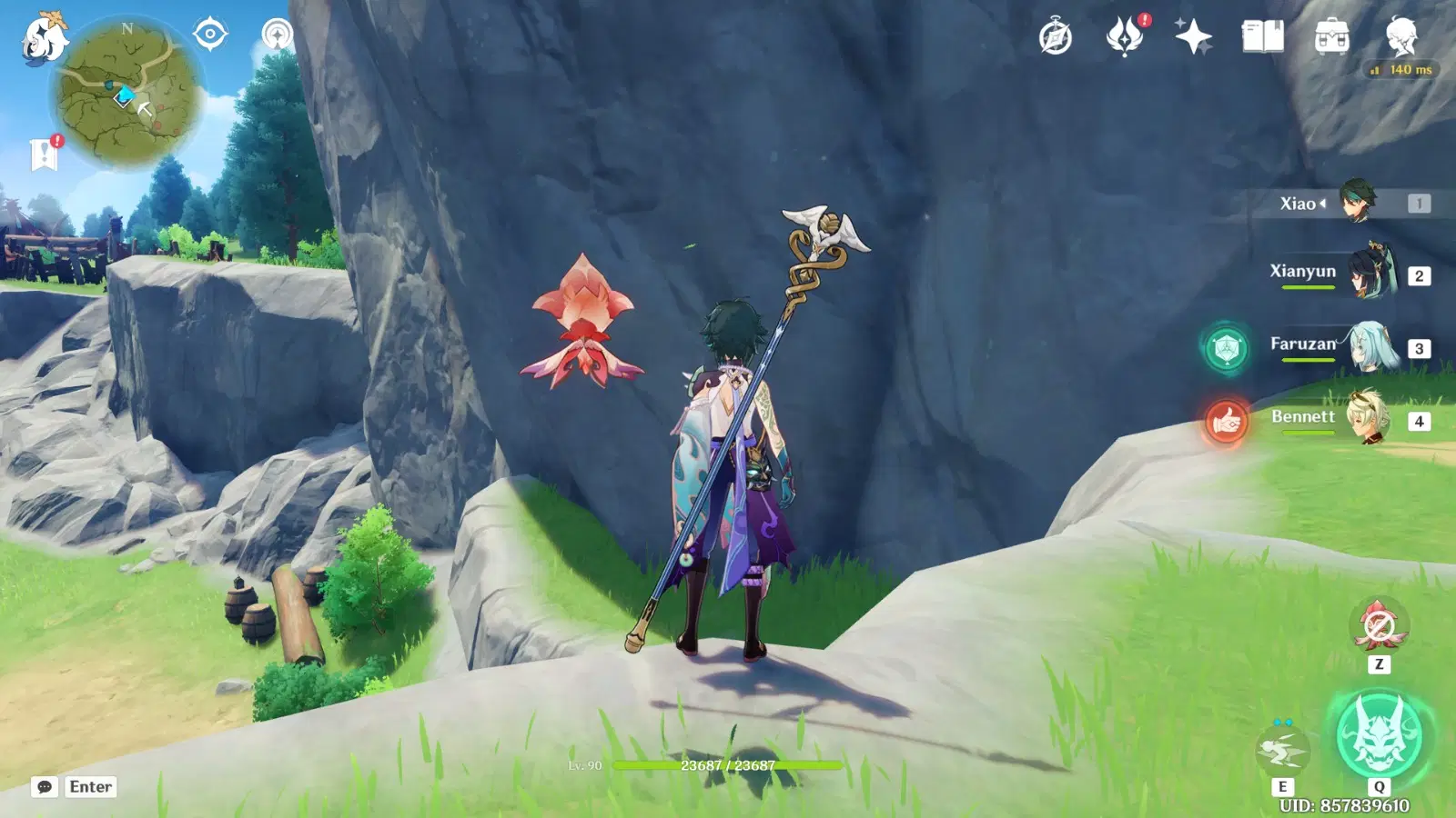 I just noticed weapon colour kinda match xiao lol Genshin Impact | HoYoLAB