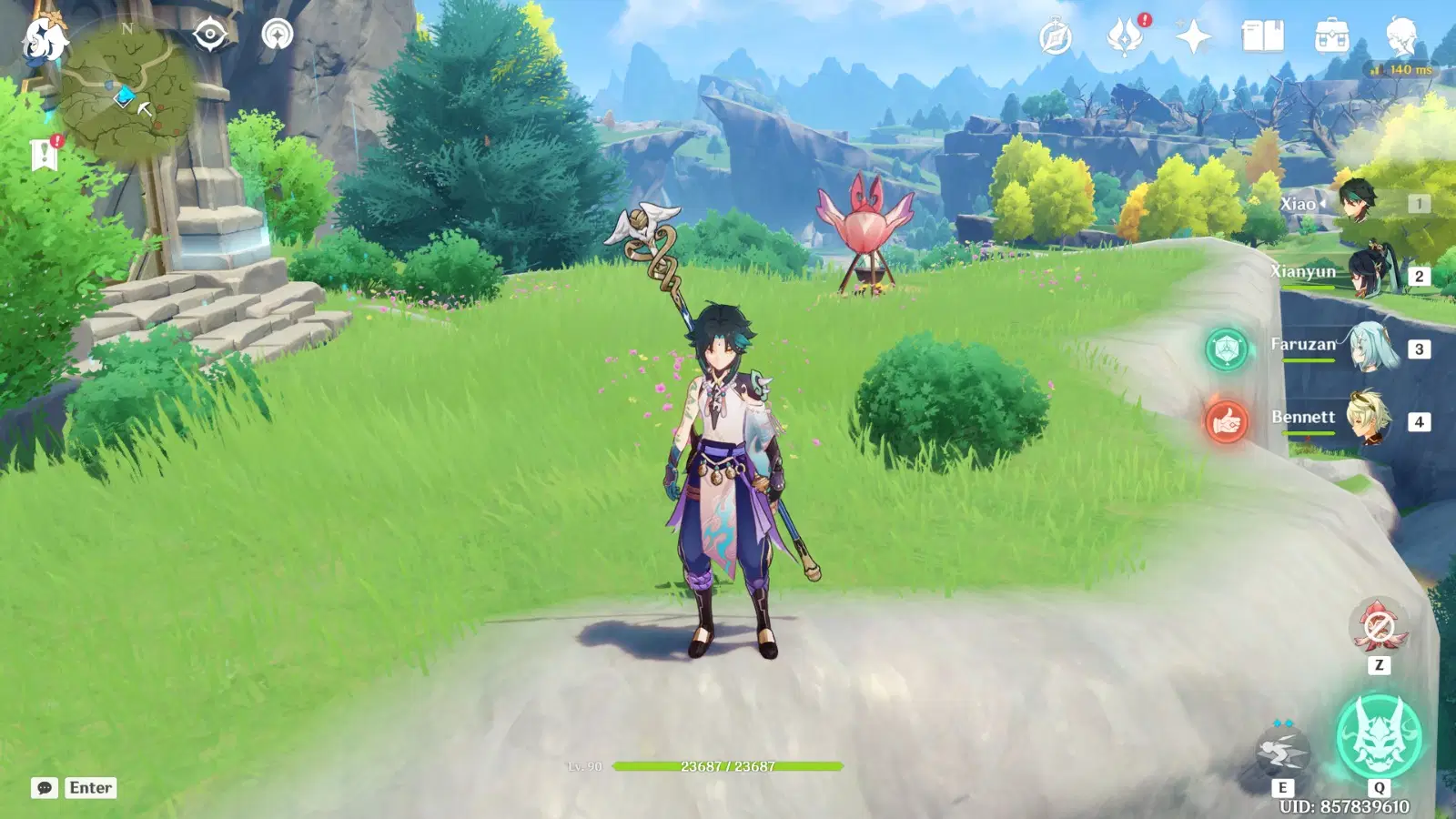 I just noticed weapon colour kinda match xiao lol Genshin Impact | HoYoLAB