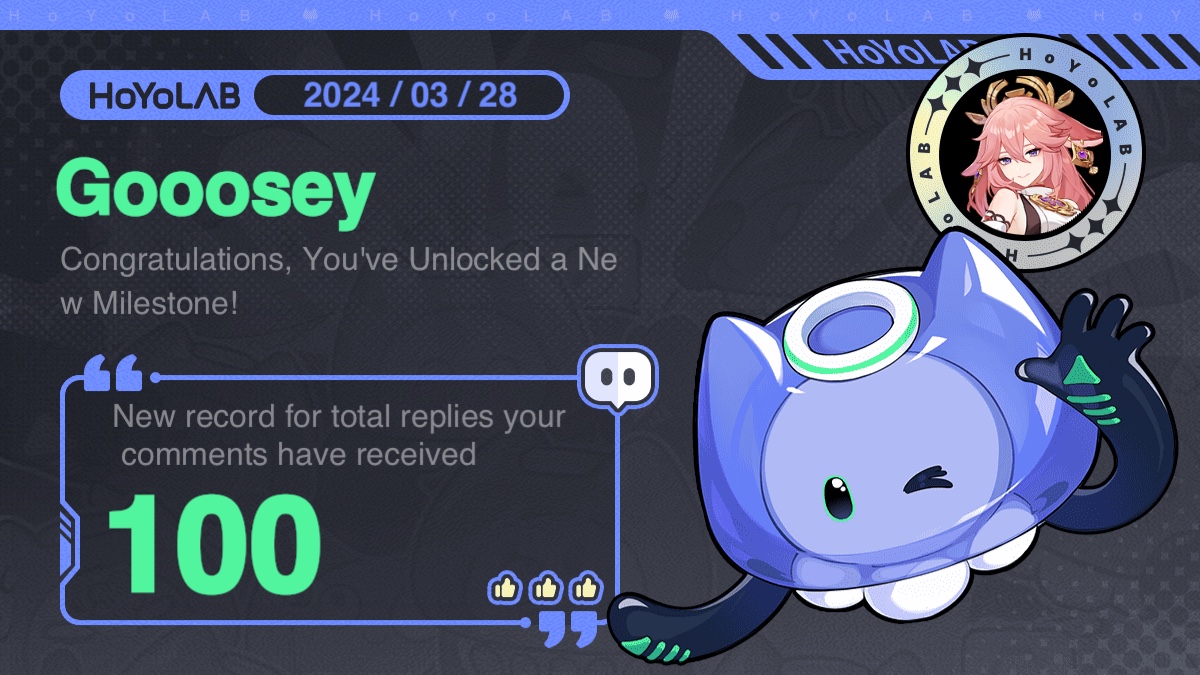 Thanks…..Hoyo ~ | HoYoLAB