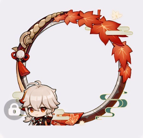 Kazuha's avatar frame Genshin Impact | HoYoLAB