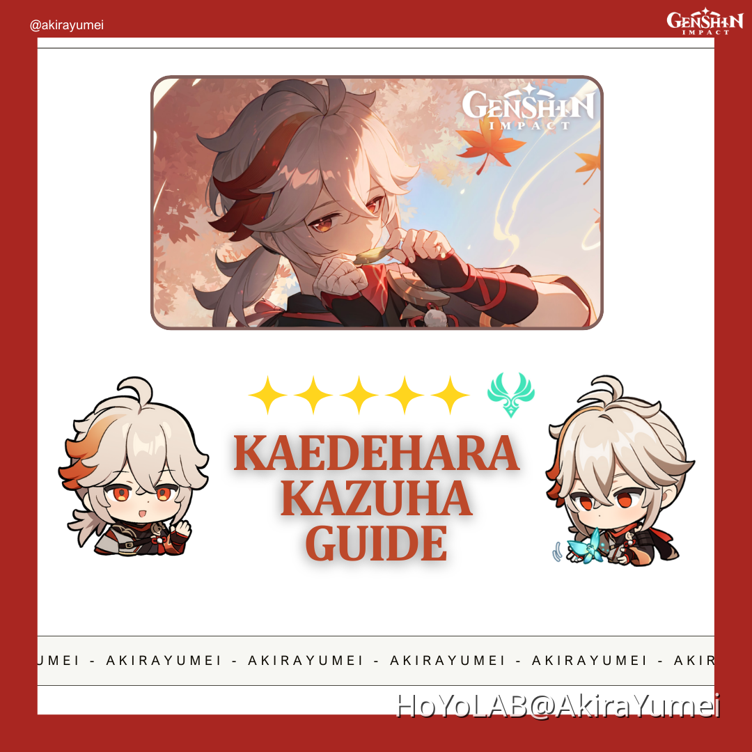 Kaedehara Kazuha Guide Genshin Impact | HoYoLAB