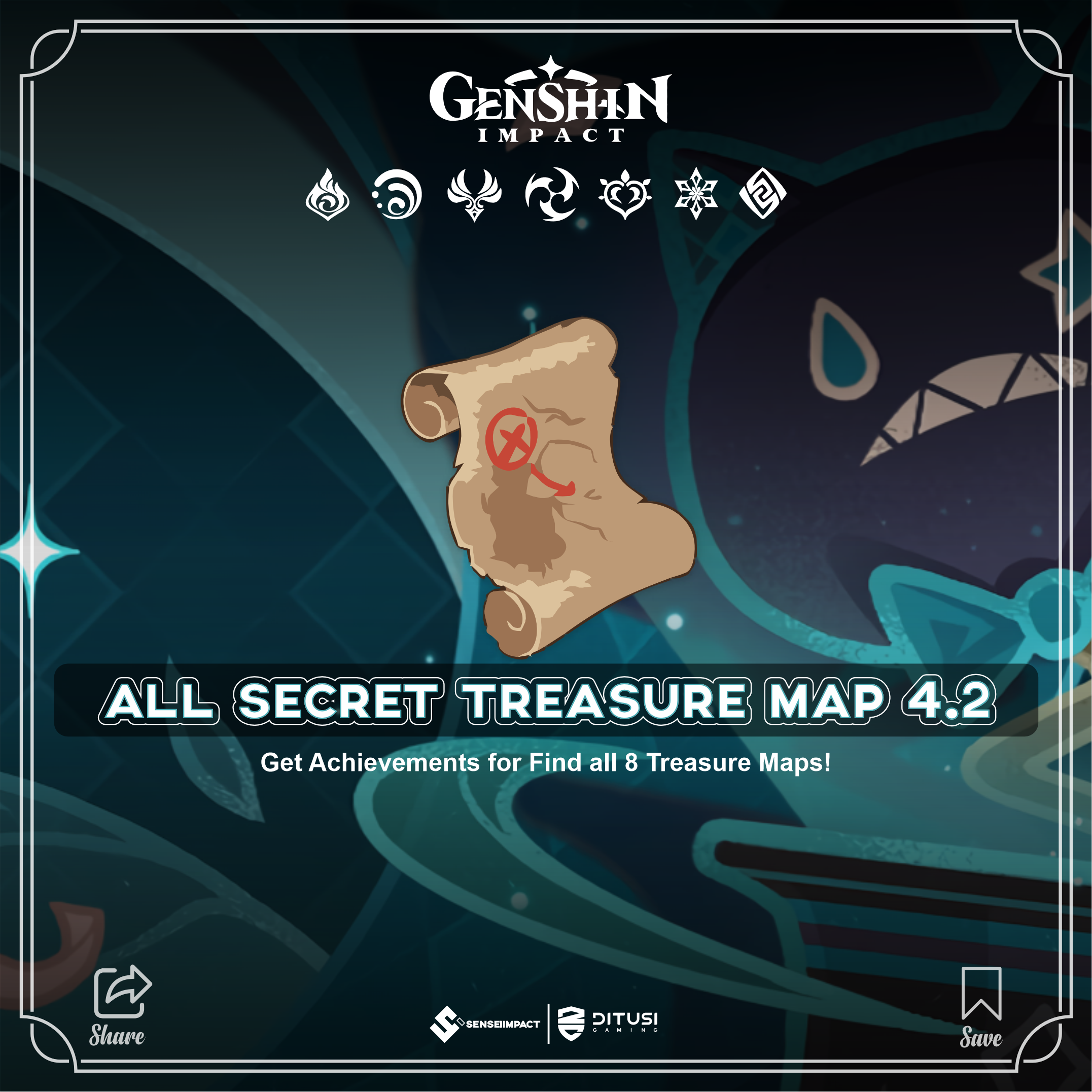 ALL Secret Treasure Map Fontaine Genshin Impact | HoYoLAB
