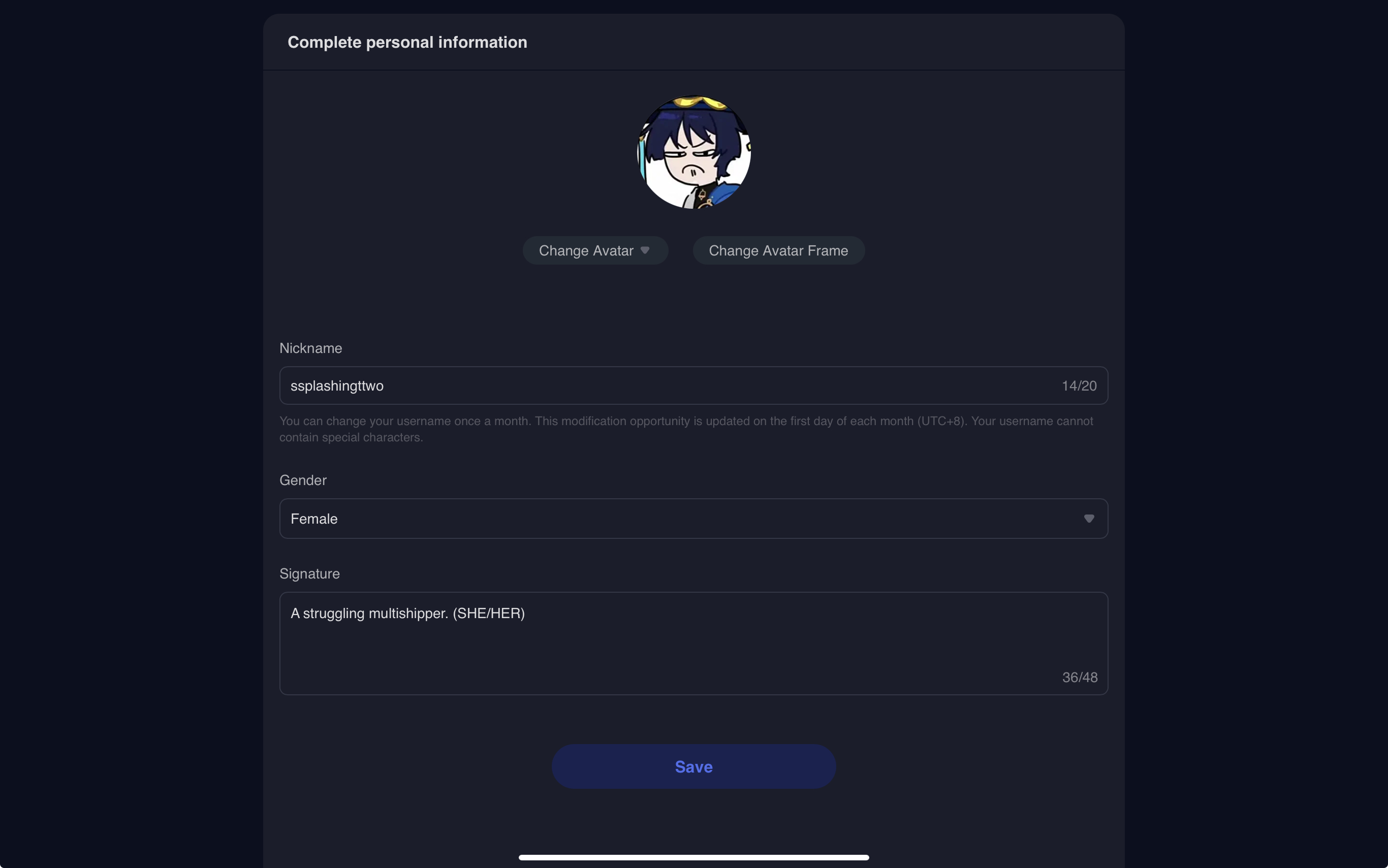 THEY ADDED CUSTOM PFPS? ASFDFAGSFDAGSGFFSDAG | HoYoLAB