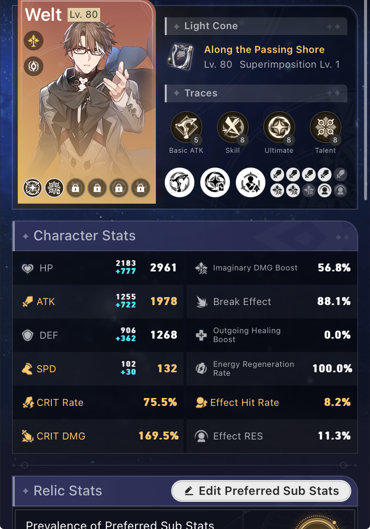 New Welt Build Honkai: Star Rail | HoYoLAB