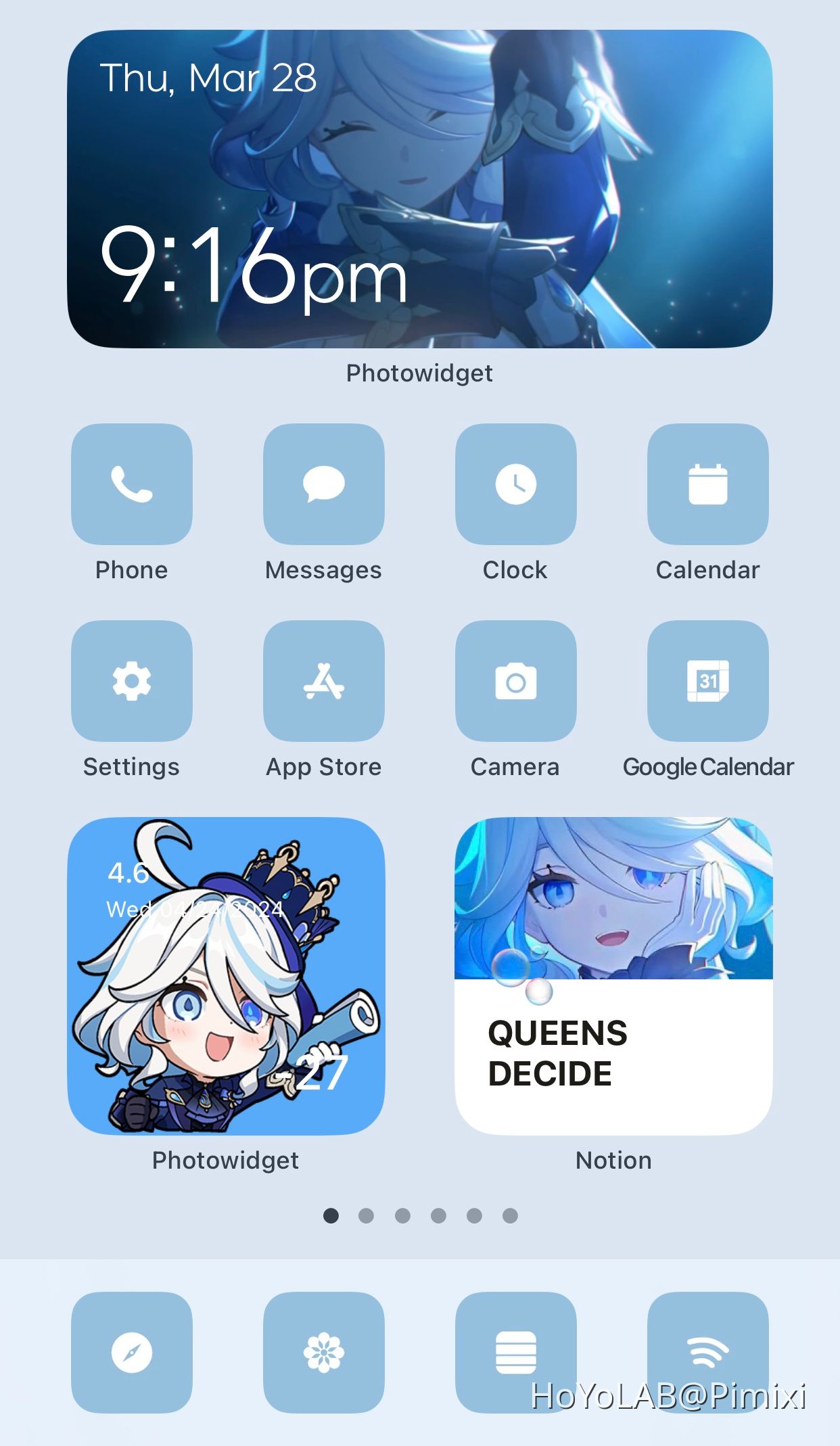 🫧 My Furina Phone Theme Genshin Impact | HoYoLAB