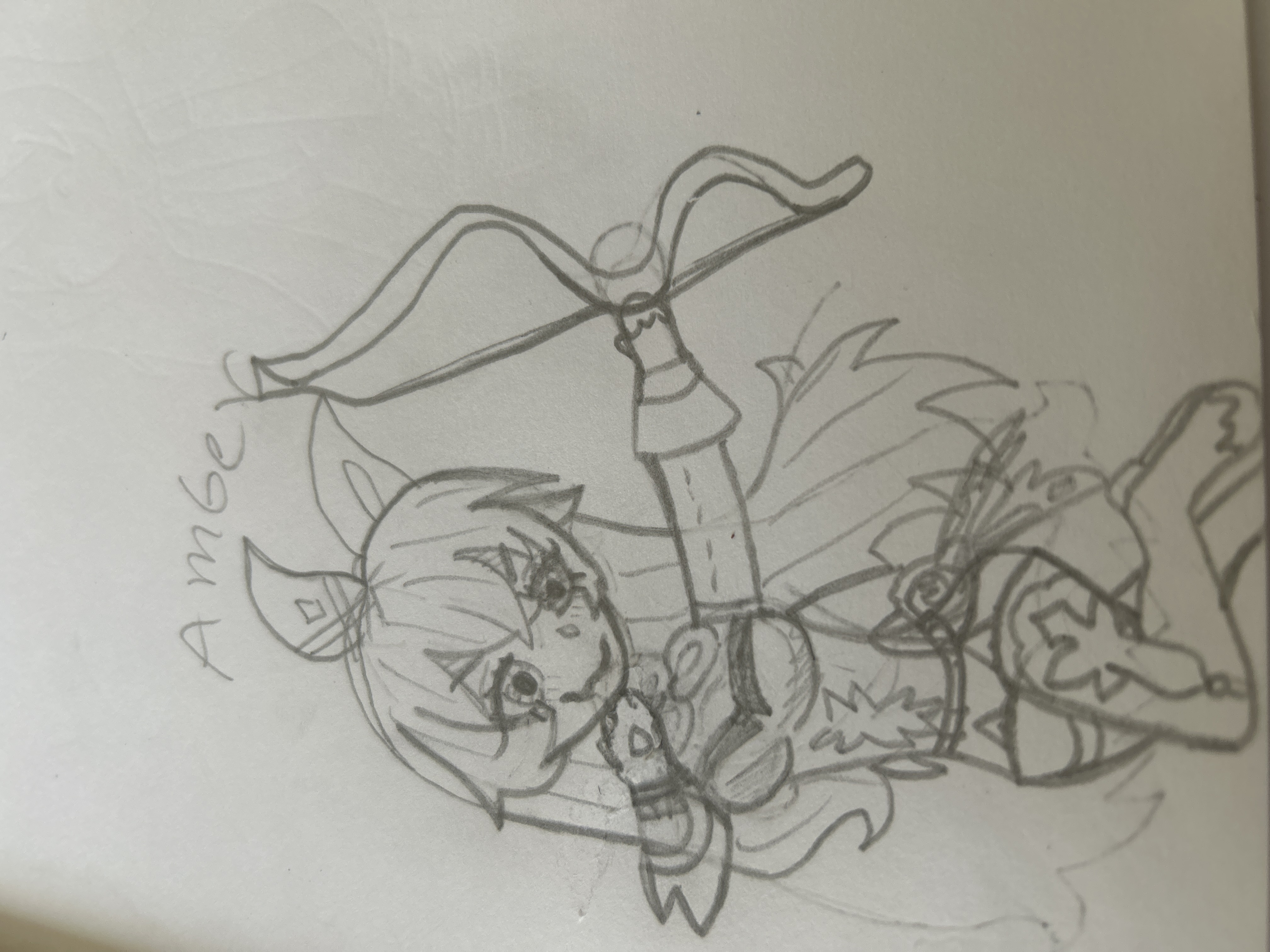 Amber drawing Genshin Impact | HoYoLAB