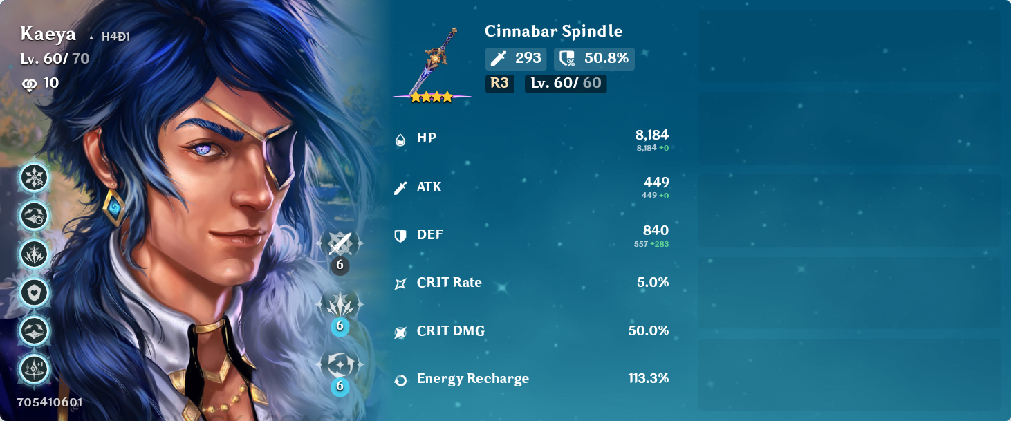 Rate my Kaeya's build Genshin Impact | HoYoLAB