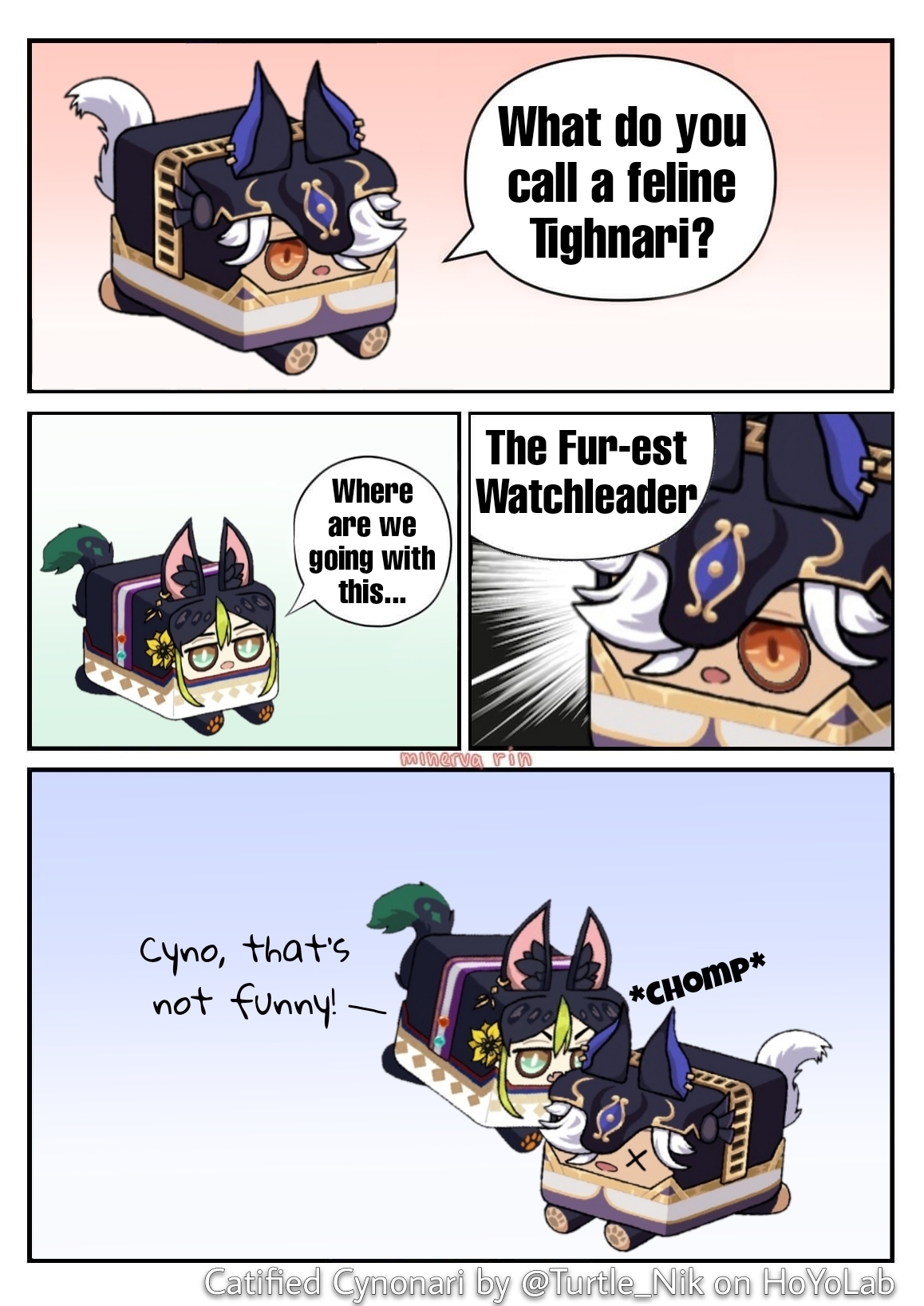 Cyno's cat-astrophic puns (1) Genshin Impact | HoYoLAB
