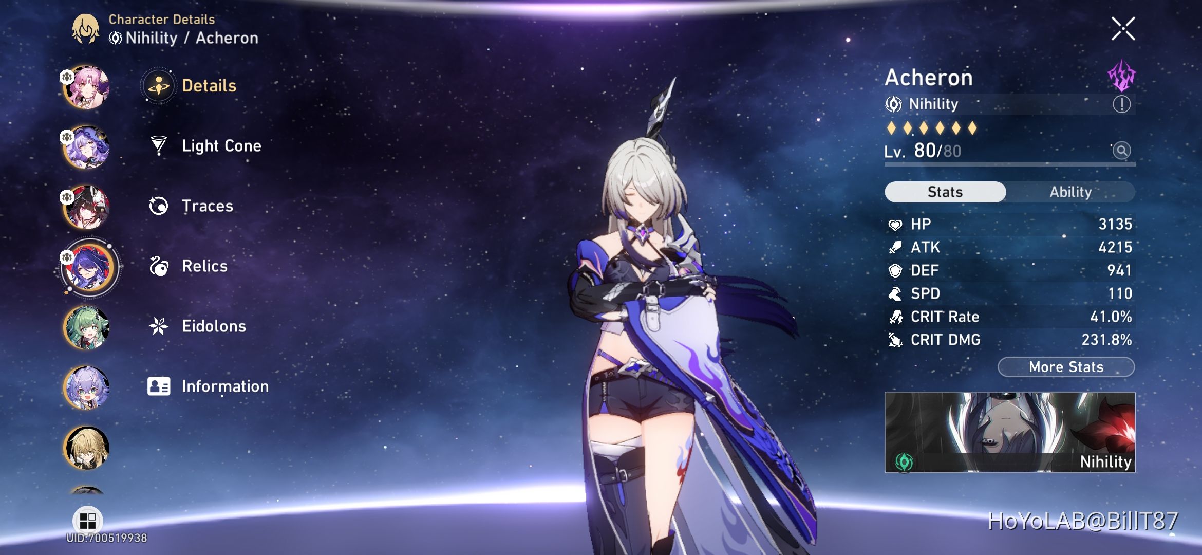 Acheron Honkai: Star Rail | HoYoLAB