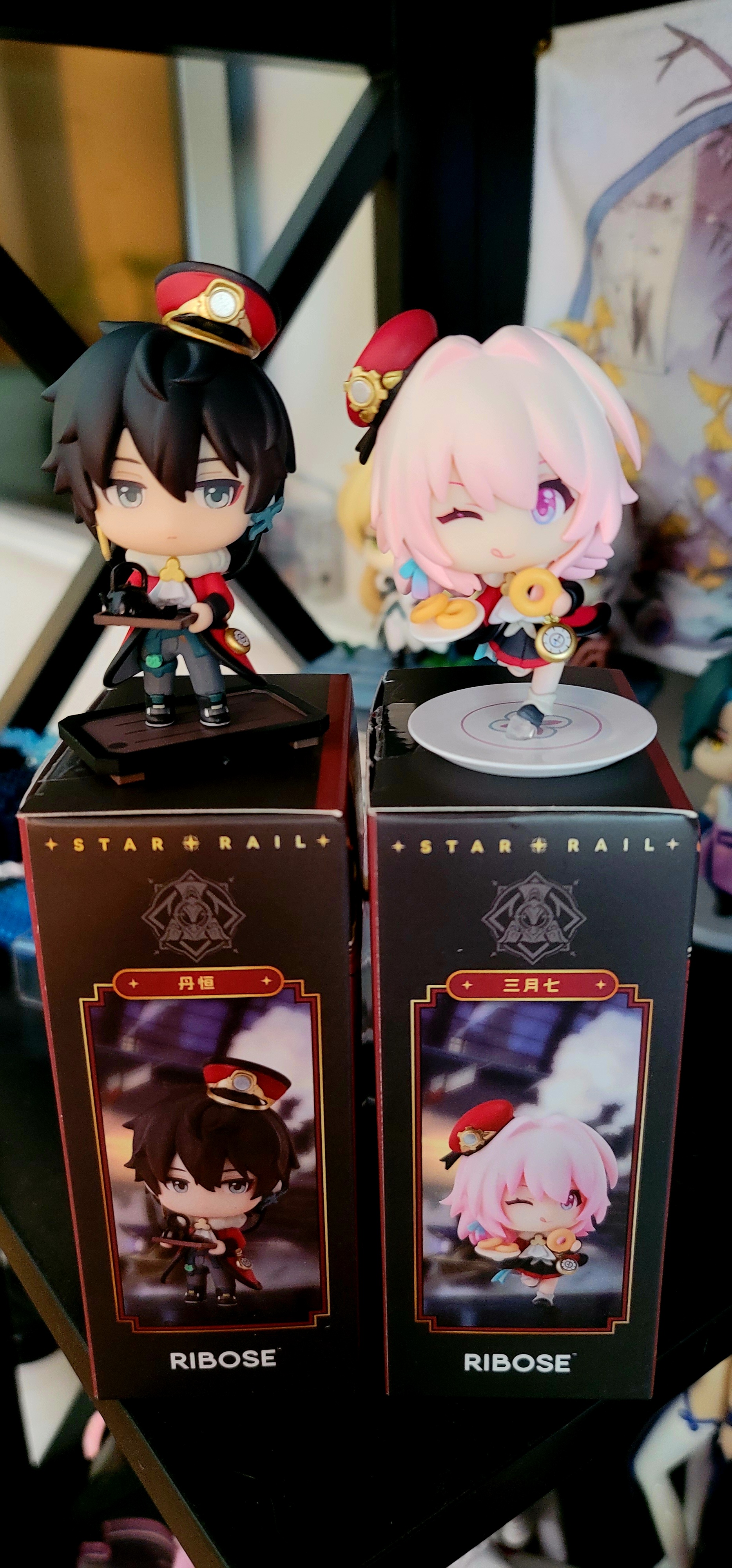 Official chibi March & DanHeng figuress Honkai: Star Rail | HoYoLAB