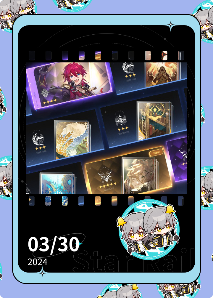 03/30 Diary -# My Character Building Diary Honkai: Star Rail | HoYoLAB