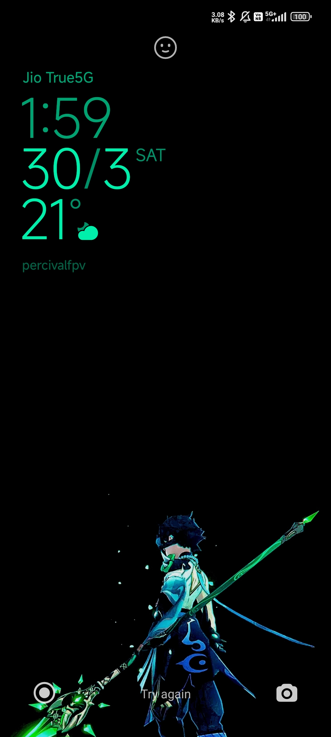 Tell us about your current lock & home screen wallpaper....👀 Genshin ...