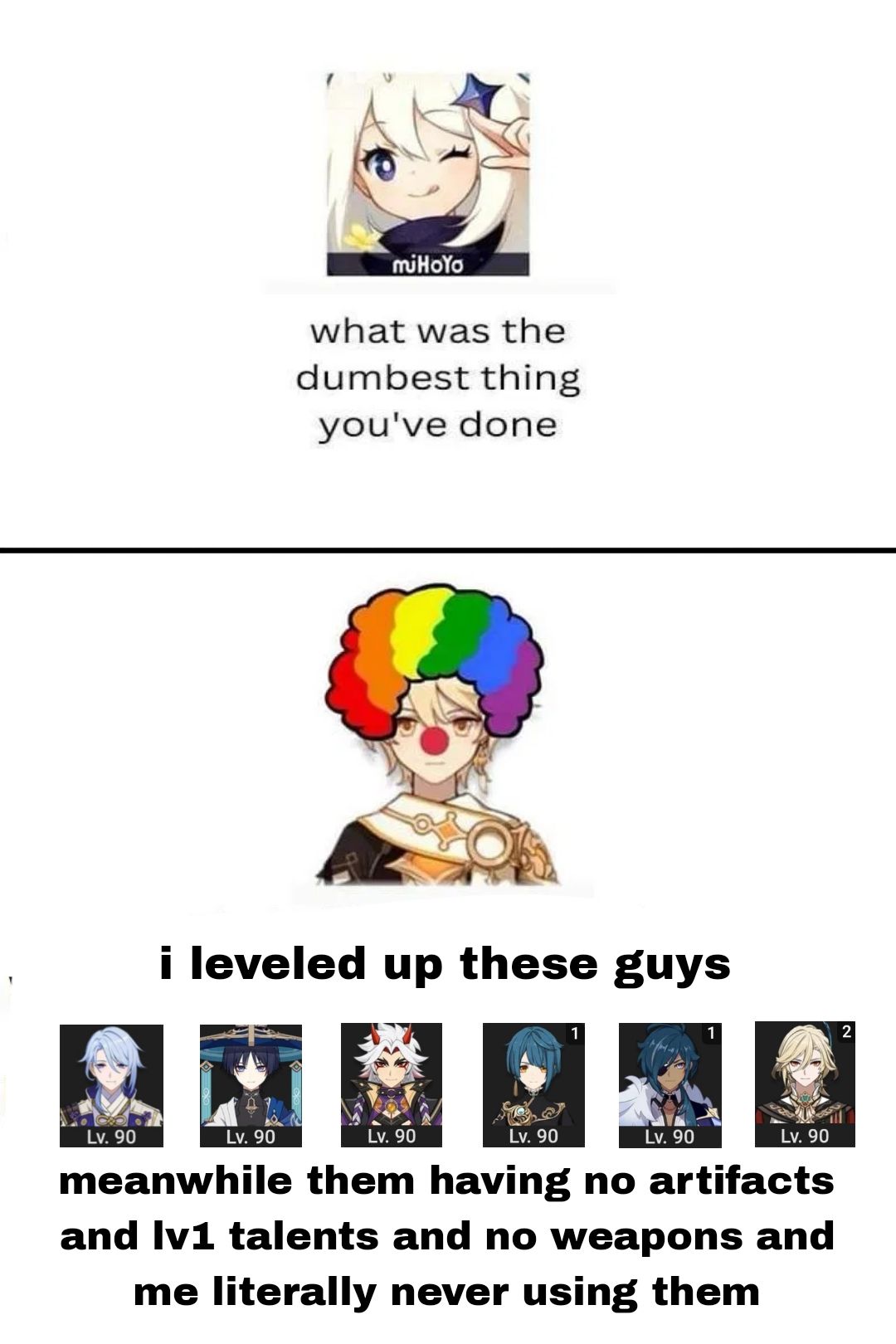 I'm still doing this to random characters tbh... Genshin Impact | HoYoLAB