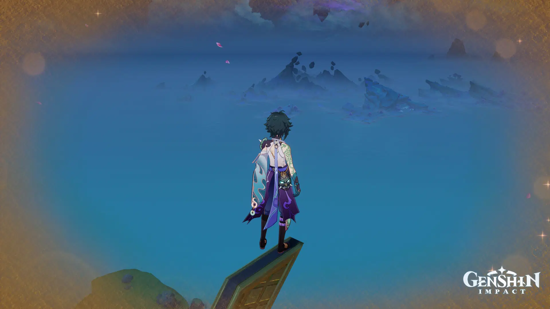 Weekly haul of Xiao standing on top of random tall things Genshin ...