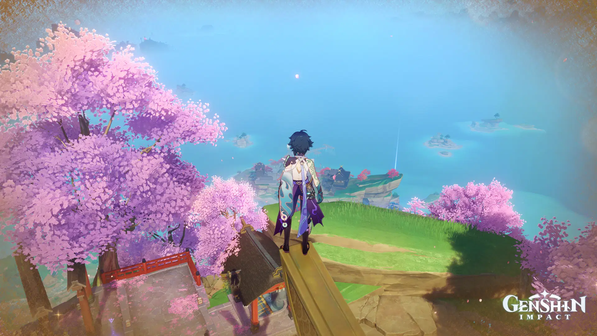 Weekly haul of Xiao standing on top of random tall things Genshin ...