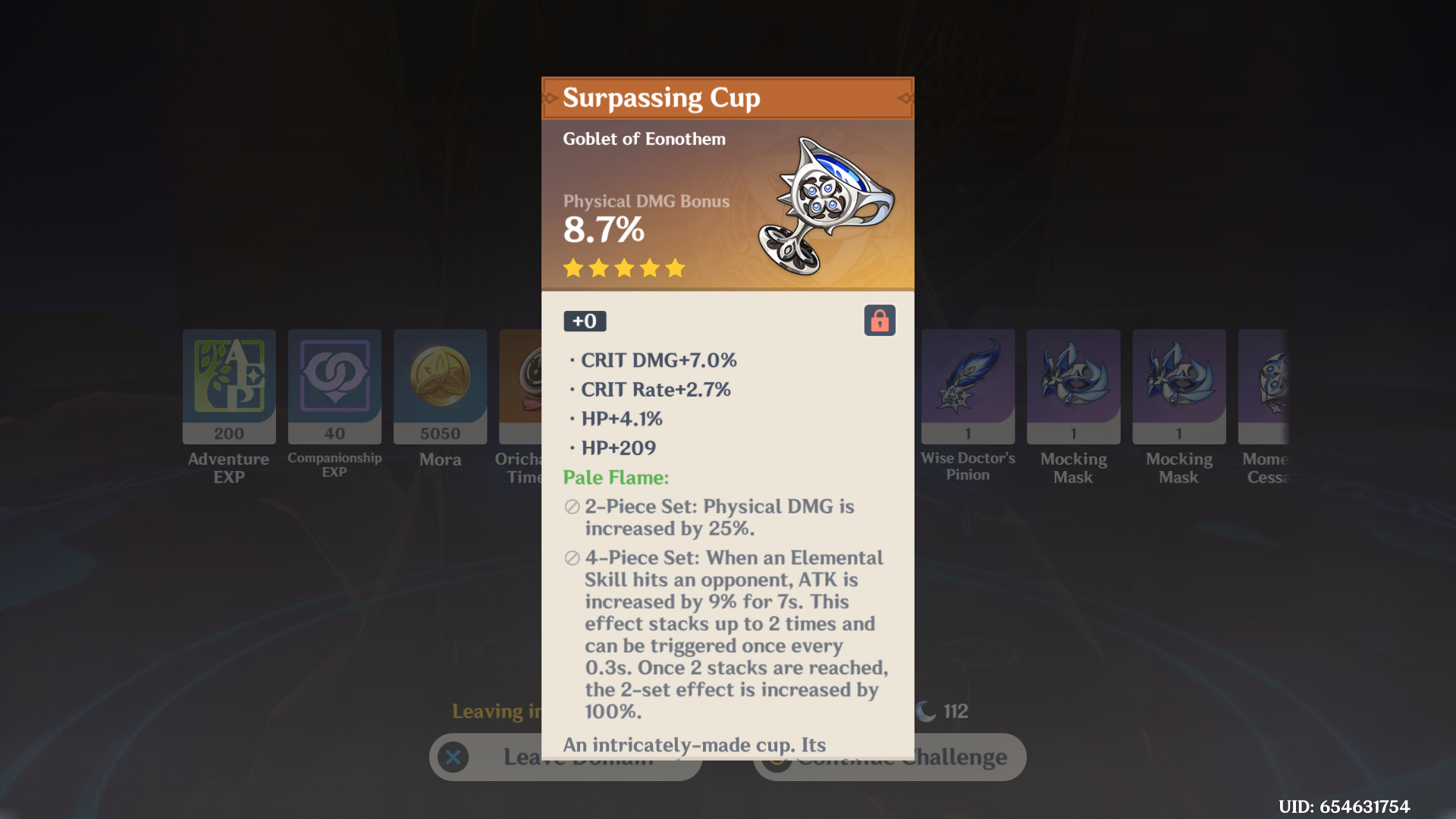 Oh yeah and I got this boller artifact one time Genshin Impact | HoYoLAB