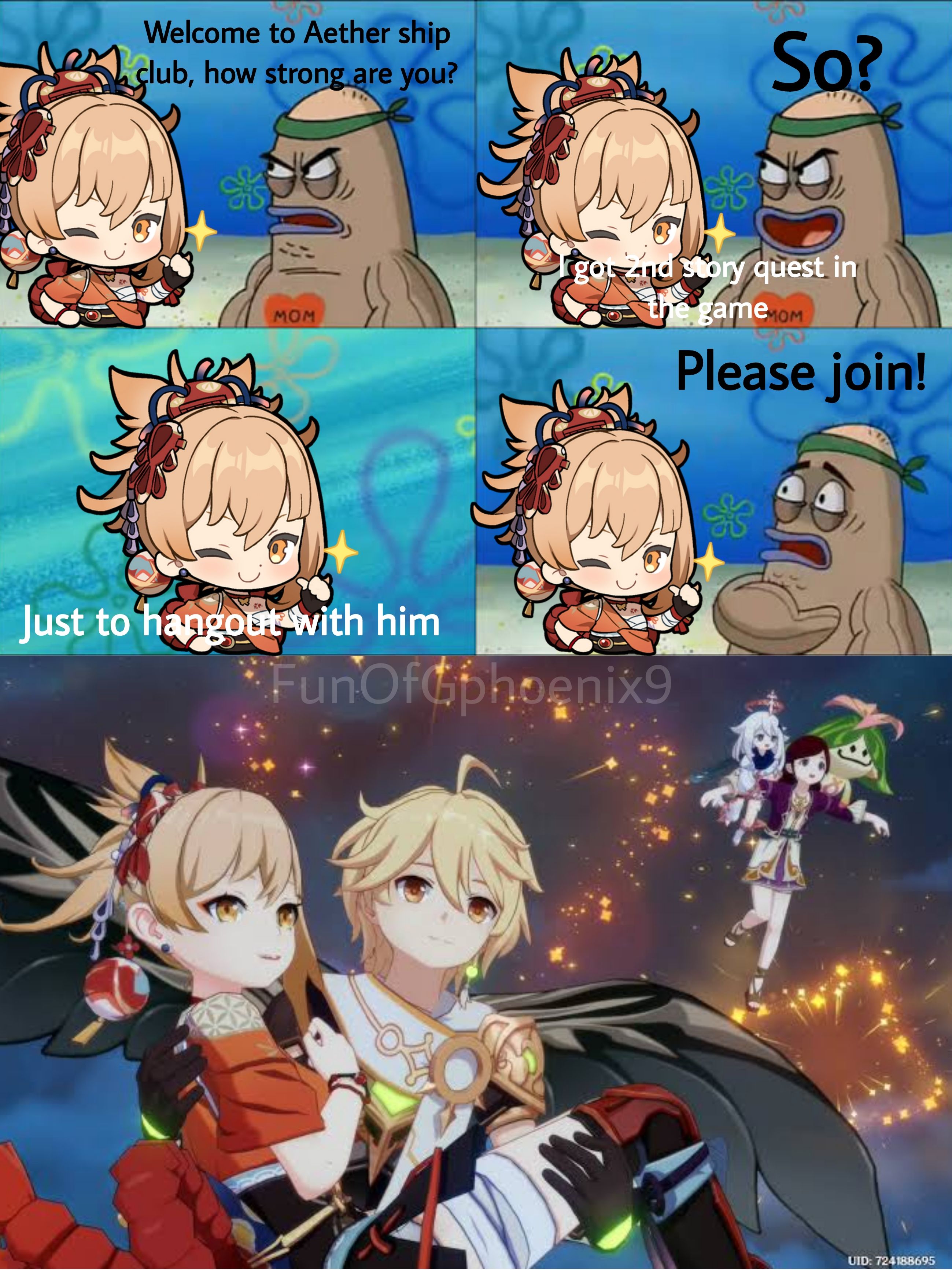 Just Yoimiya h̶a̶n̶g̶o̶u̶t̶ 2nd story quest Genshin Impact | HoYoLAB