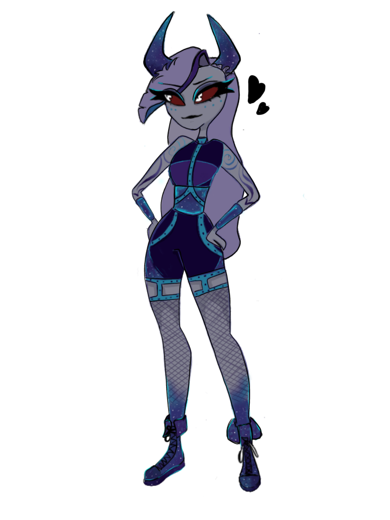 Got bored, drew a quick oc using a verosika base :) Genshin Impact ...