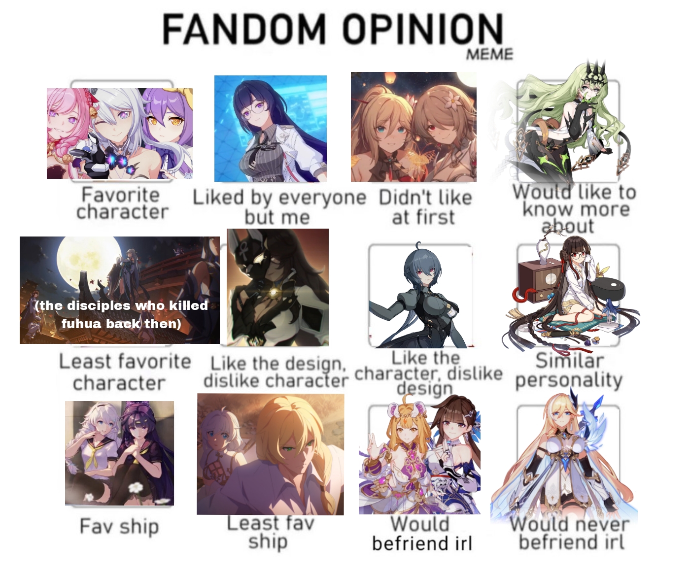 hi3 character opinions Honkai Impact 3rd | HoYoLAB