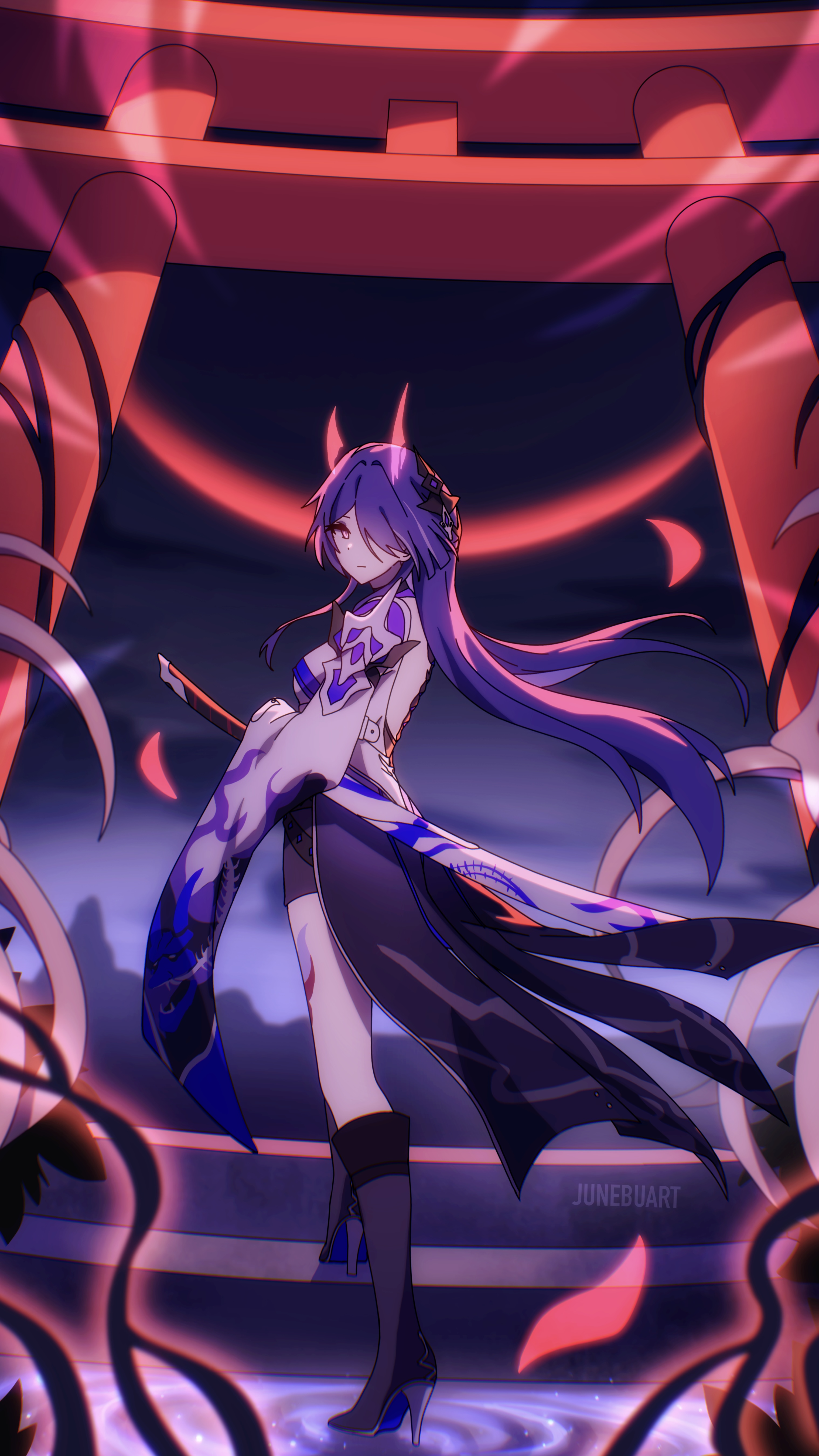 Acheron, galaxy ranger. Honkai: Star Rail | HoYoLAB